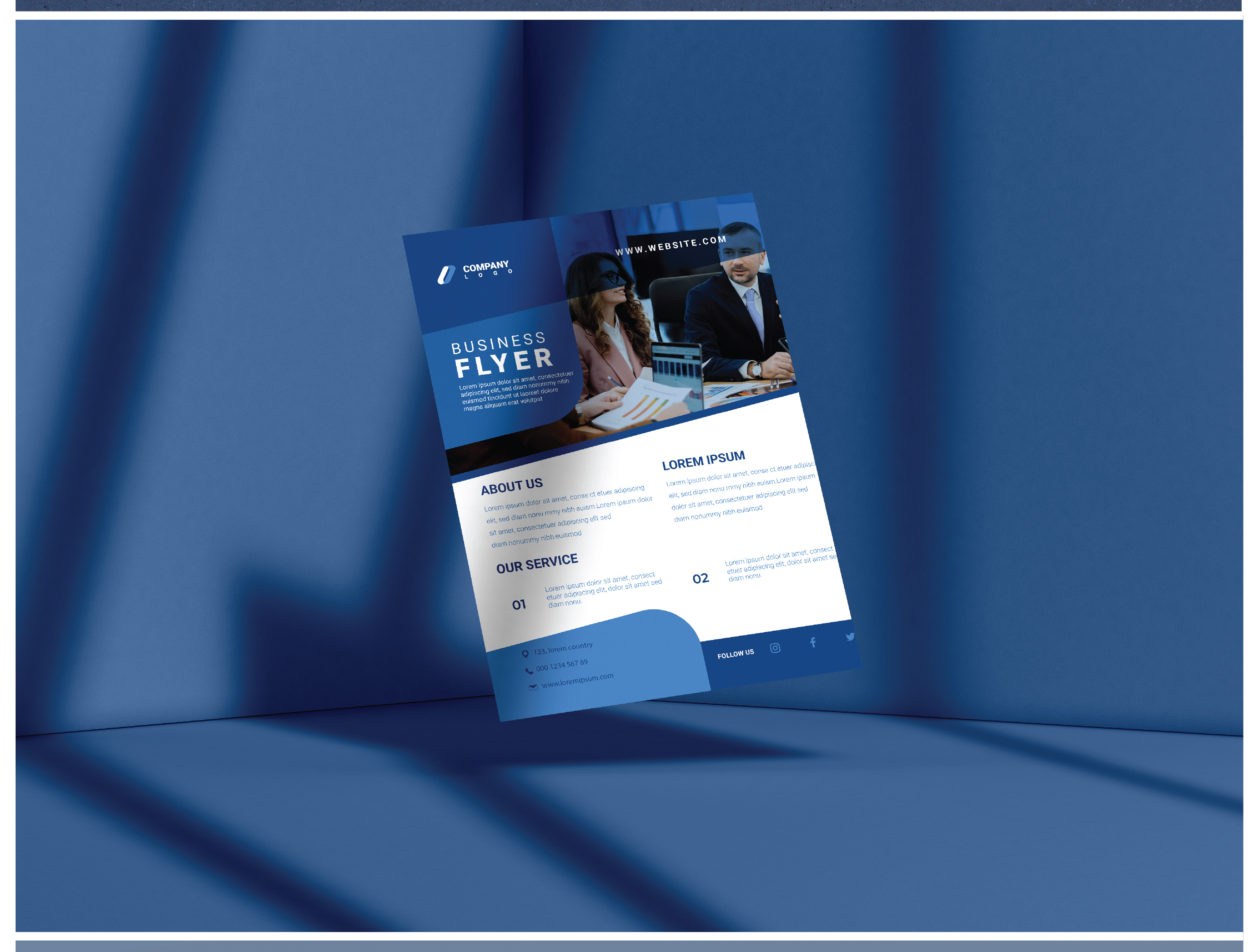 Sleek & Modern A4 Business Flyer Design by Sohorab Ali on Dribbble