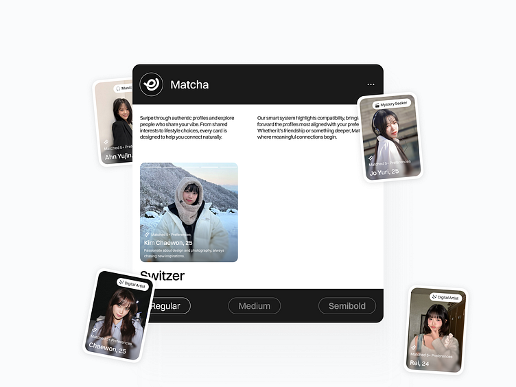 HeartSync - Dating App UI by Pota Design for Potara Studio on Dribbble