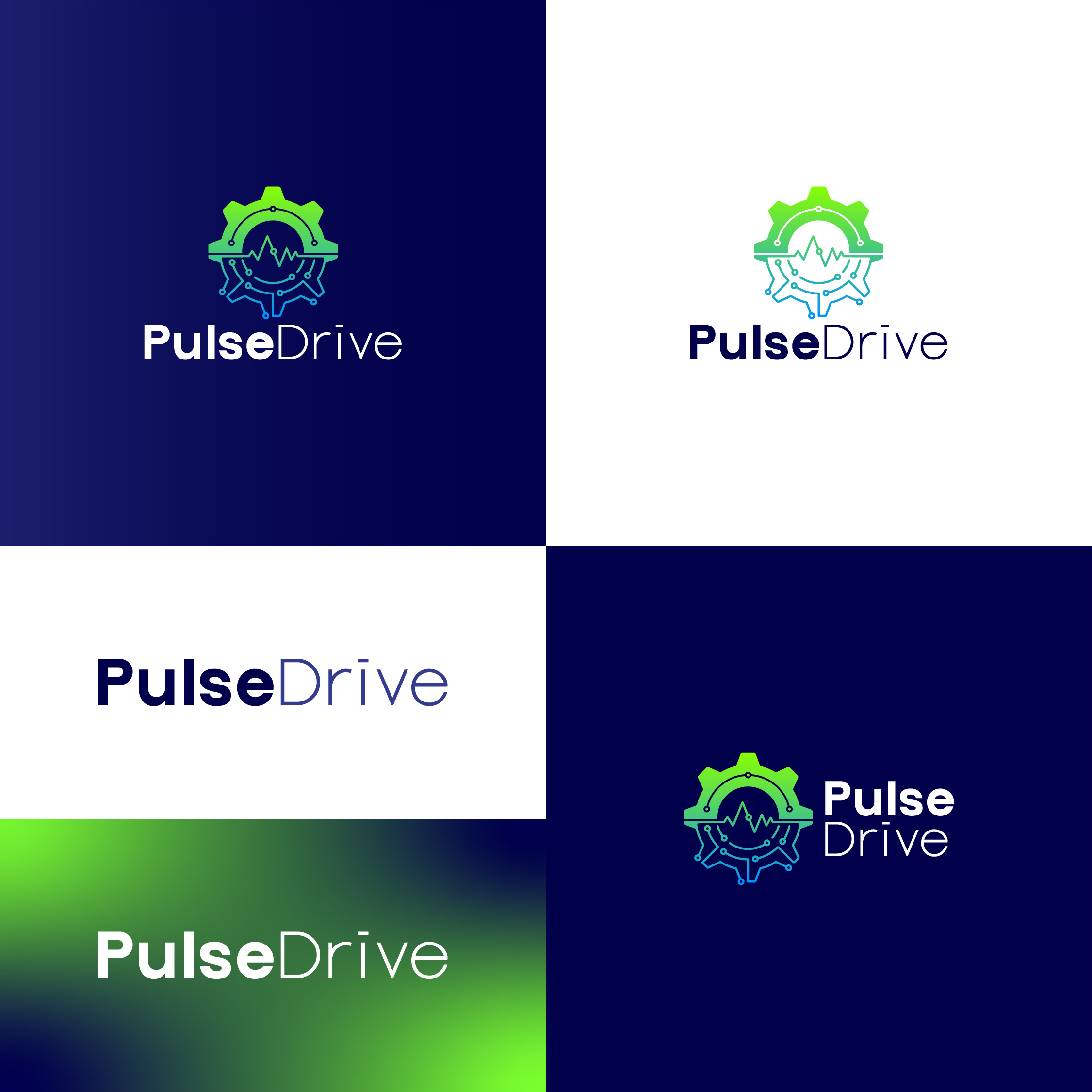 PulseDrive – Minimal pulse line transfer into a circuit icon by Dharmishtha on Dribbble