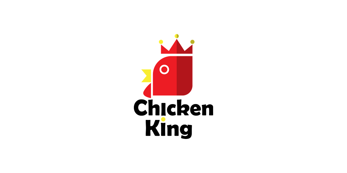 chicken king logo design by Abbes Chaich on Dribbble