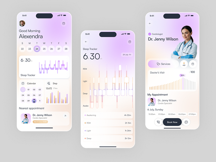 Elevating Healthcare & Wellness Through Modern UI by Anjum Jarif for ...