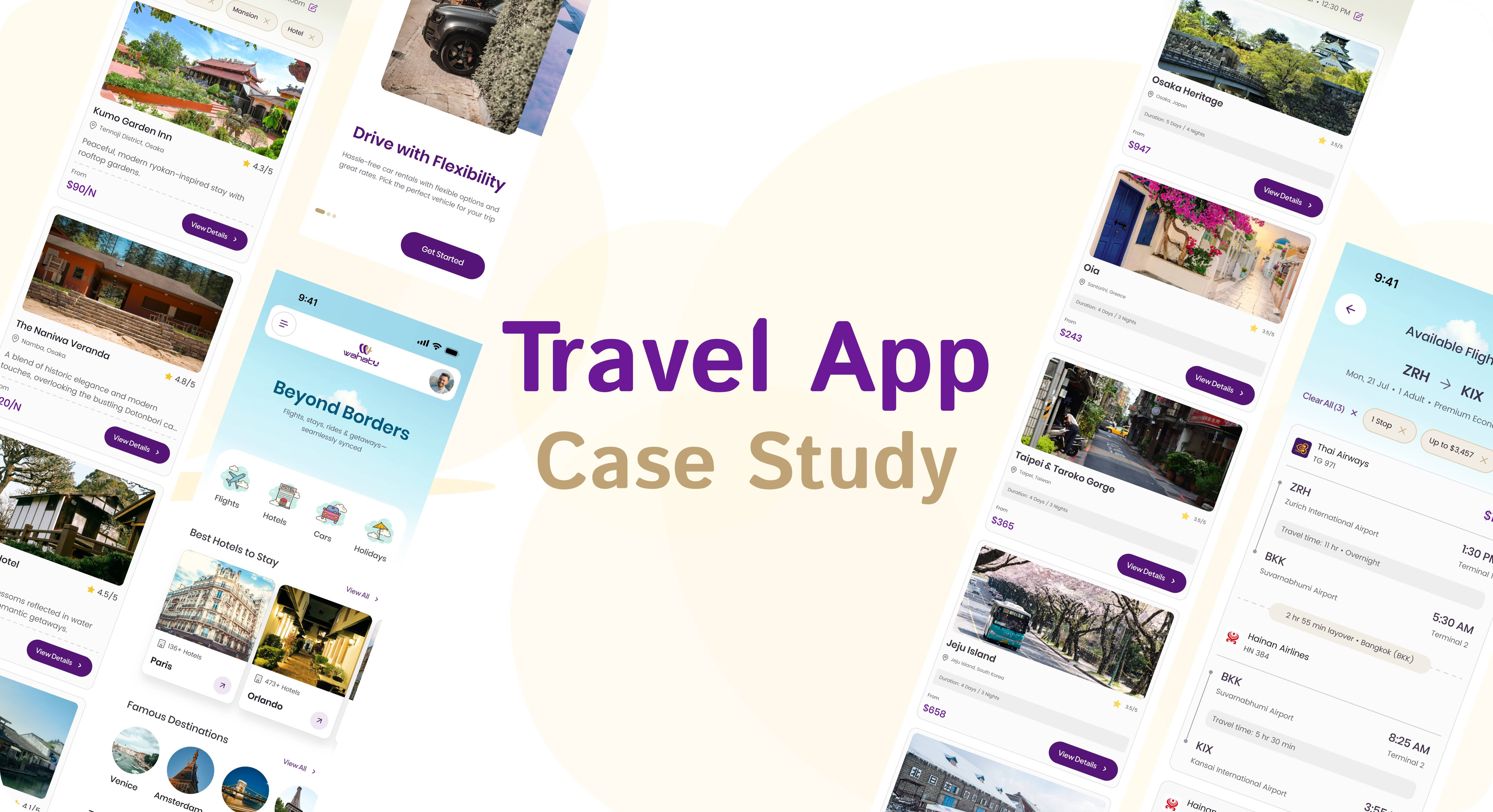 Browse thousands of Travel App Case Study images for design inspiration ...