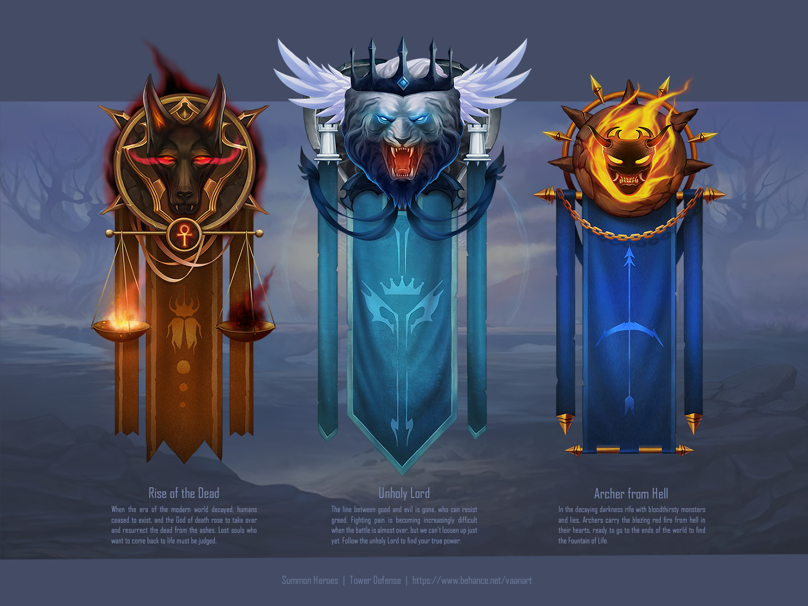 Summon Heroes | Game Art by Vaanart | Artist on Dribbble