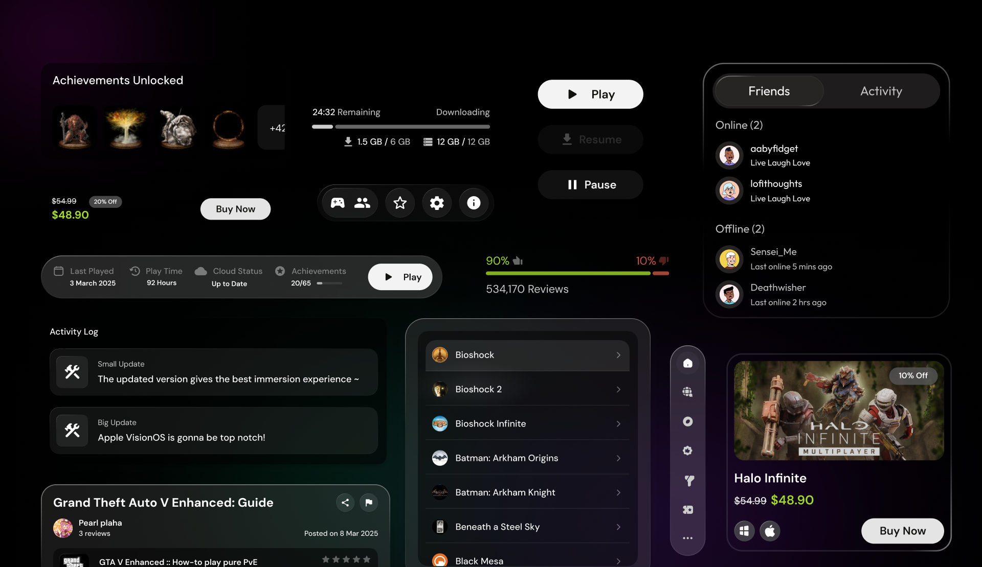 Steam Spatial Design - Apple Vision Pro by Pearl Plaha on Dribbble