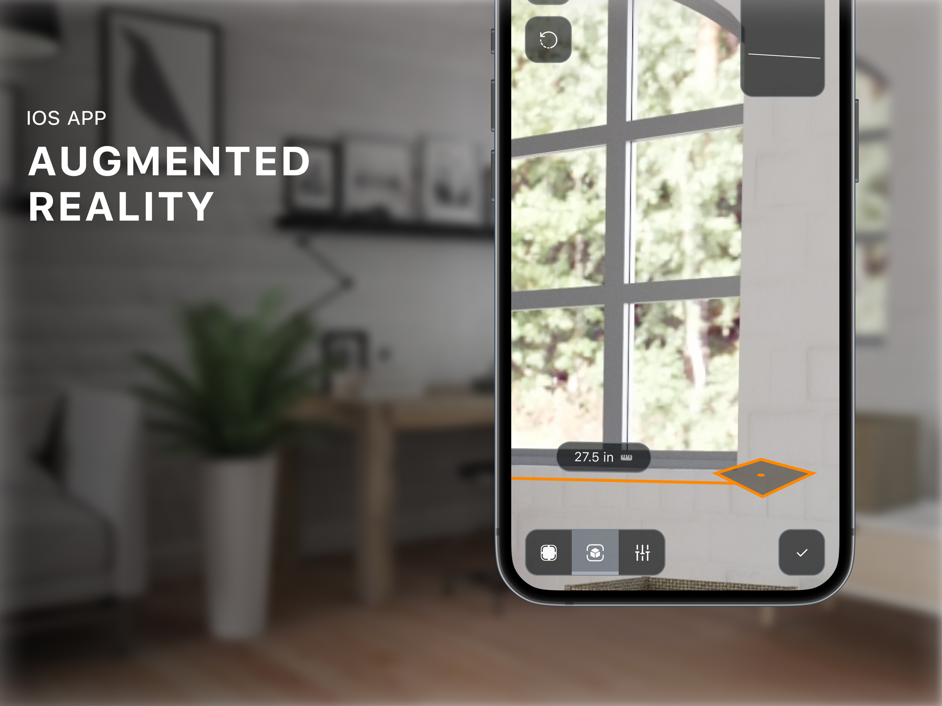iOS App — Augmented Reality Measurements by Daria on Dribbble