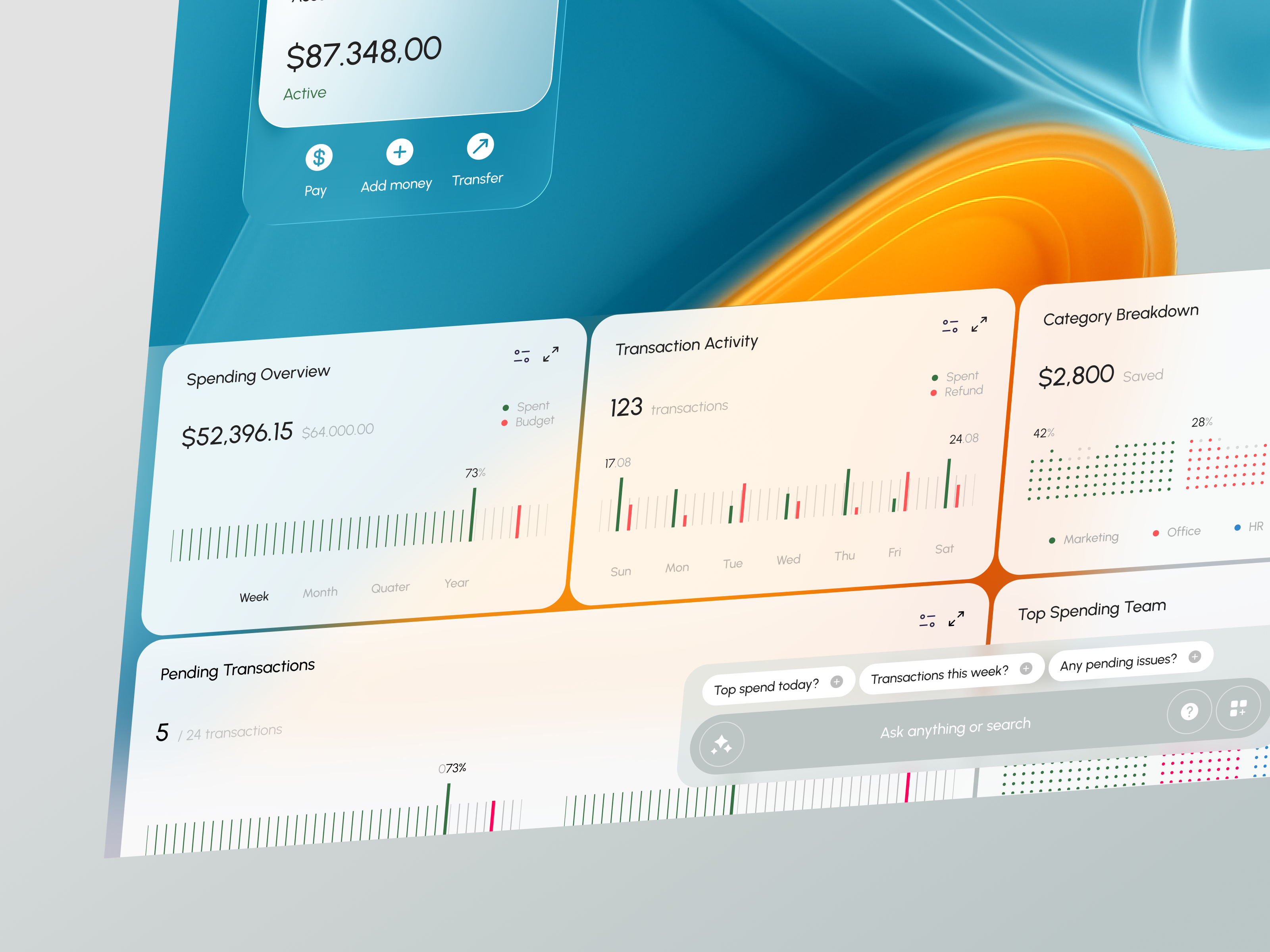 Payrix SaaS - Web Finance Dashboard by RonDesignLab ⭐️ on Dribbble