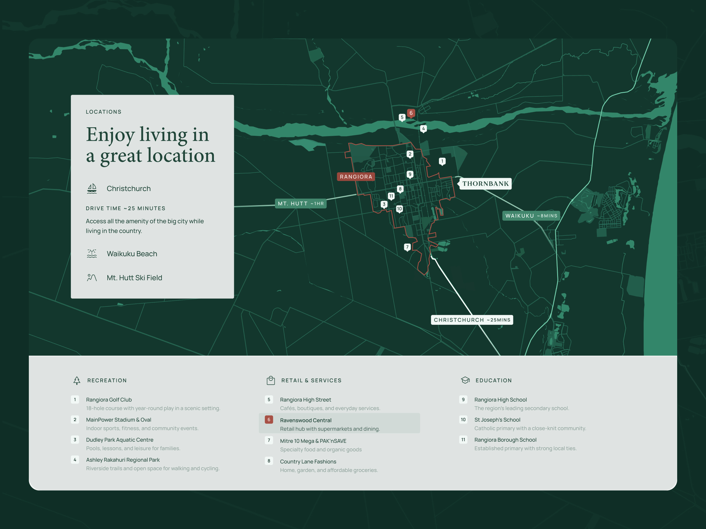 Rangiora Map by Alex Marin on Dribbble