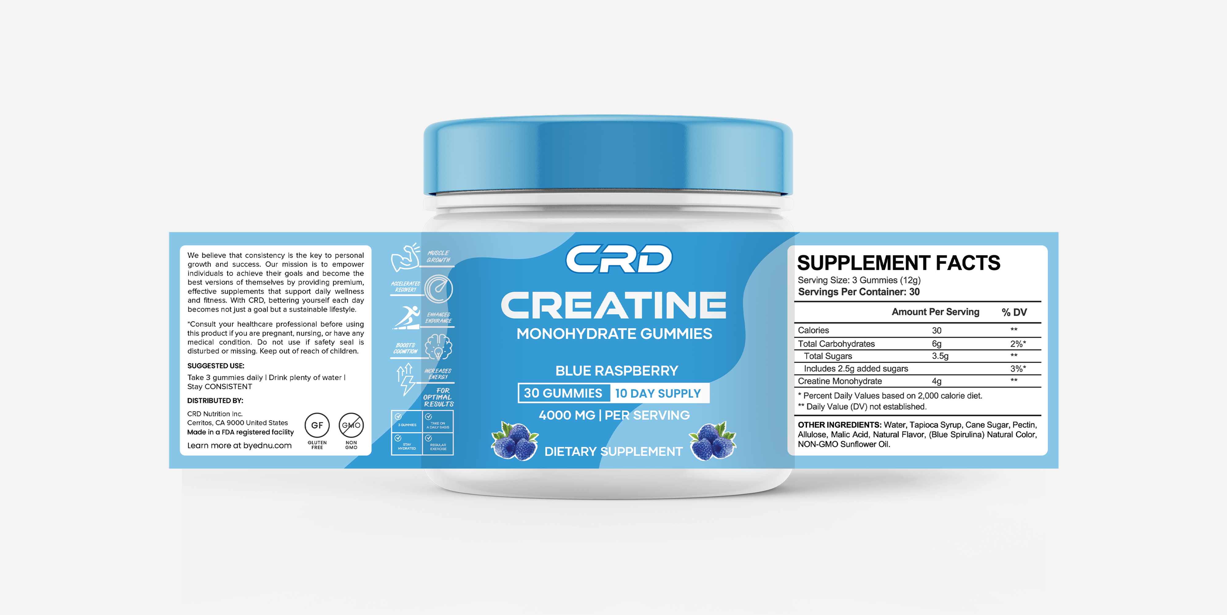Modern Gummies Label Design – Supplement Packaging Design by Rashed ...