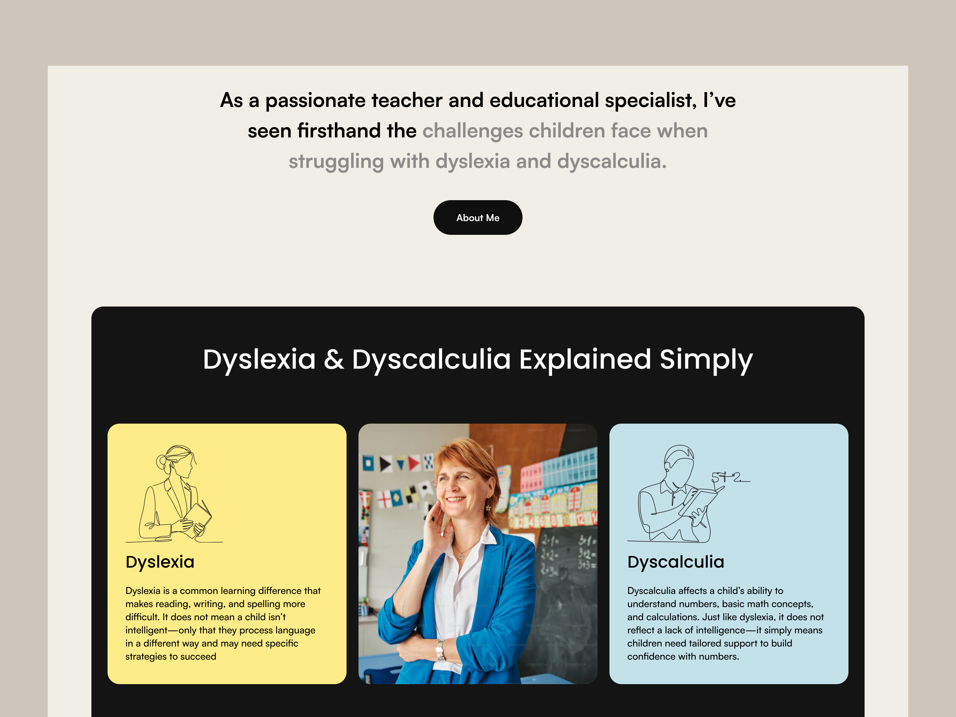 Dyslexia & Dyscalculia Support Platform by Taher for Buraq Lab on Dribbble