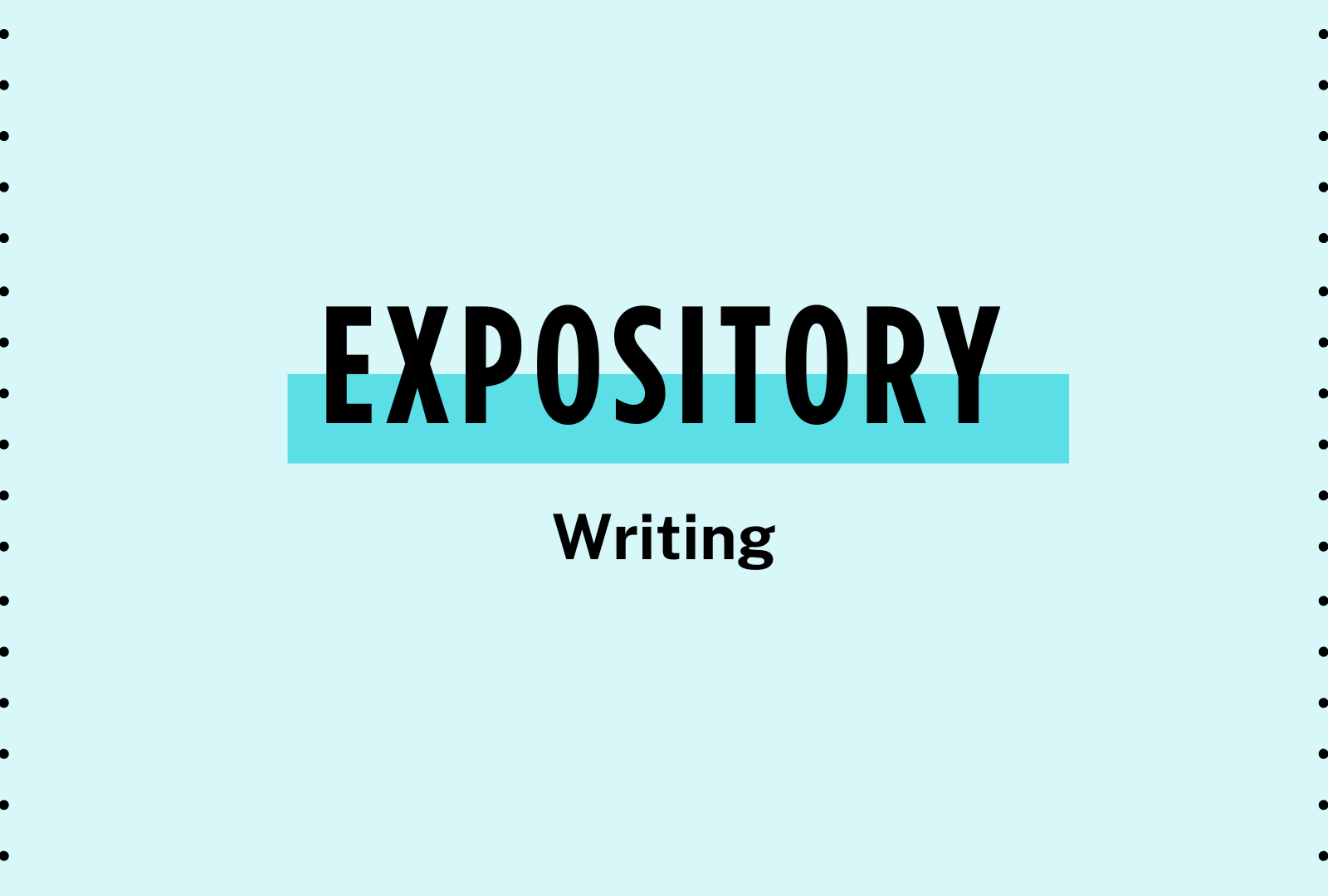 Expository writing by Sara Ilyas on Dribbble