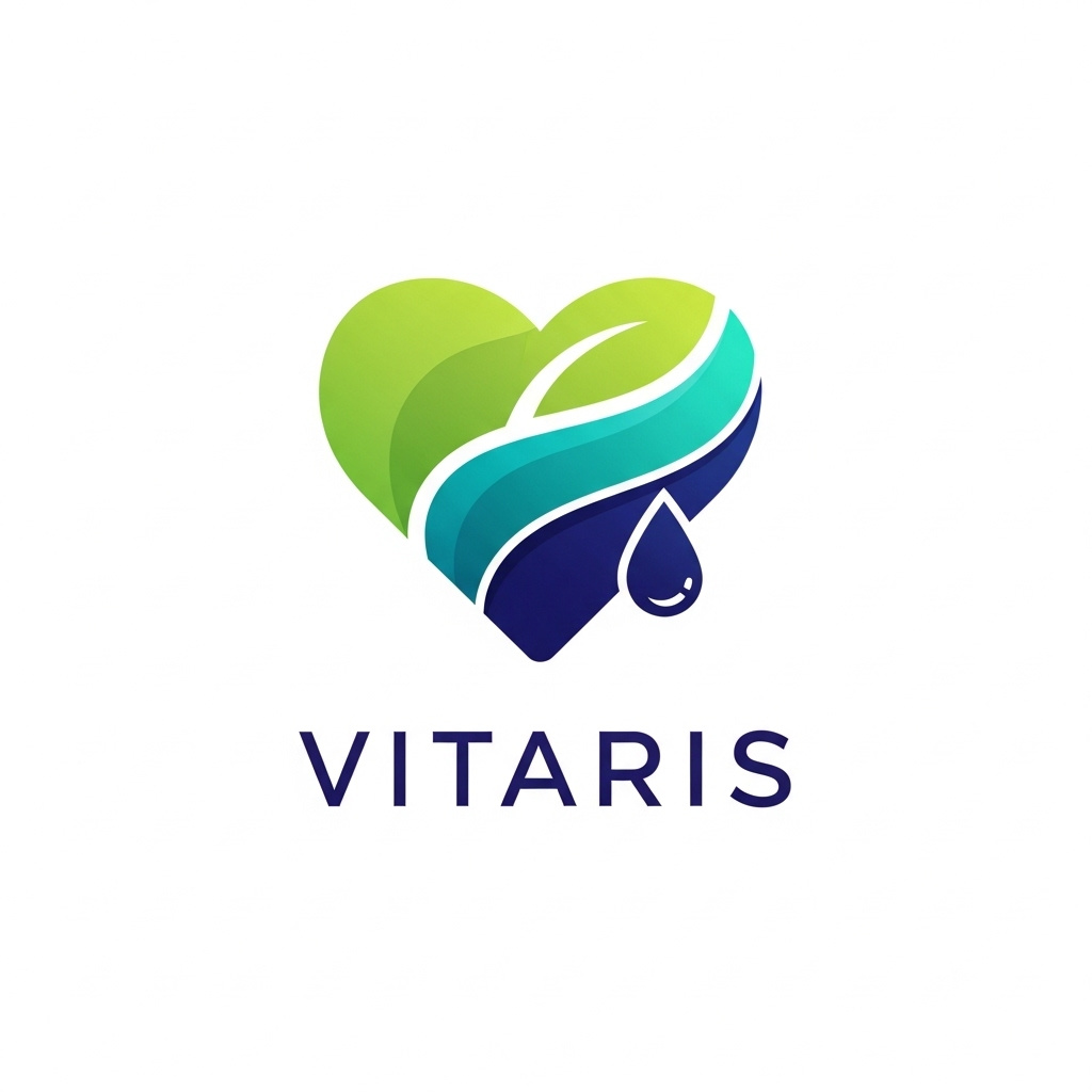 Vitaris Logo with Branding by Amit Solanki on Dribbble