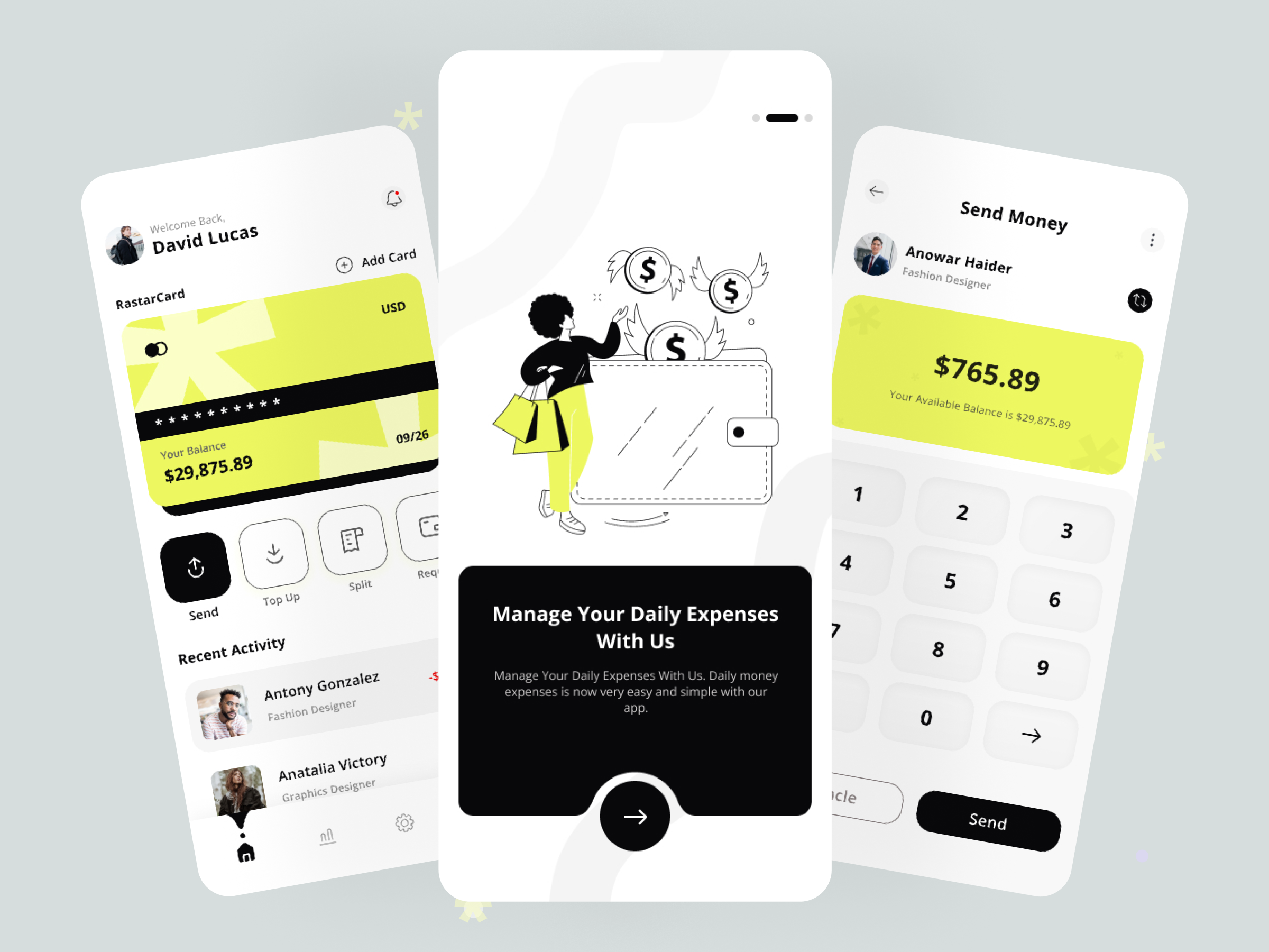 Money Manager App by Digitech UK - UI UX Design Agency on Dribbble