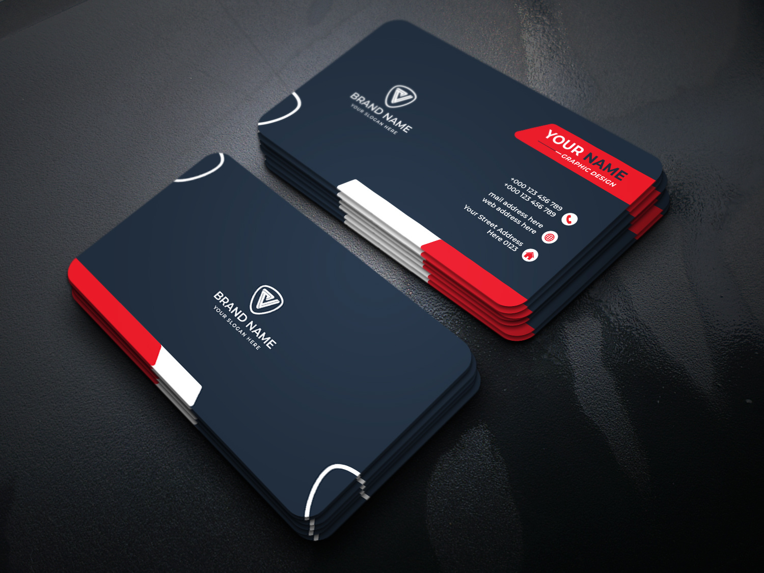 Creative & Professional Business card Design by AdobeRokon on Dribbble