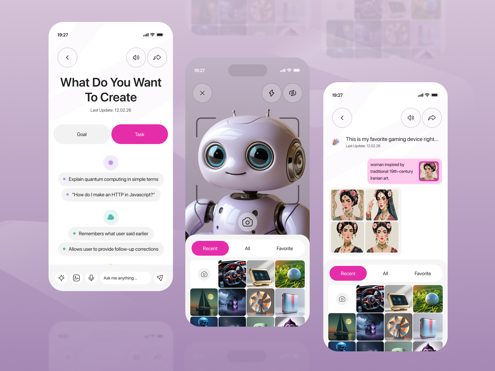 ai chat bot ui design by Roohi Koohi on Dribbble