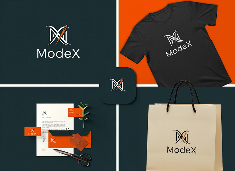 ModeX - Modern Fashion Brand Identity & Logo Design by Jaber Islam on ...