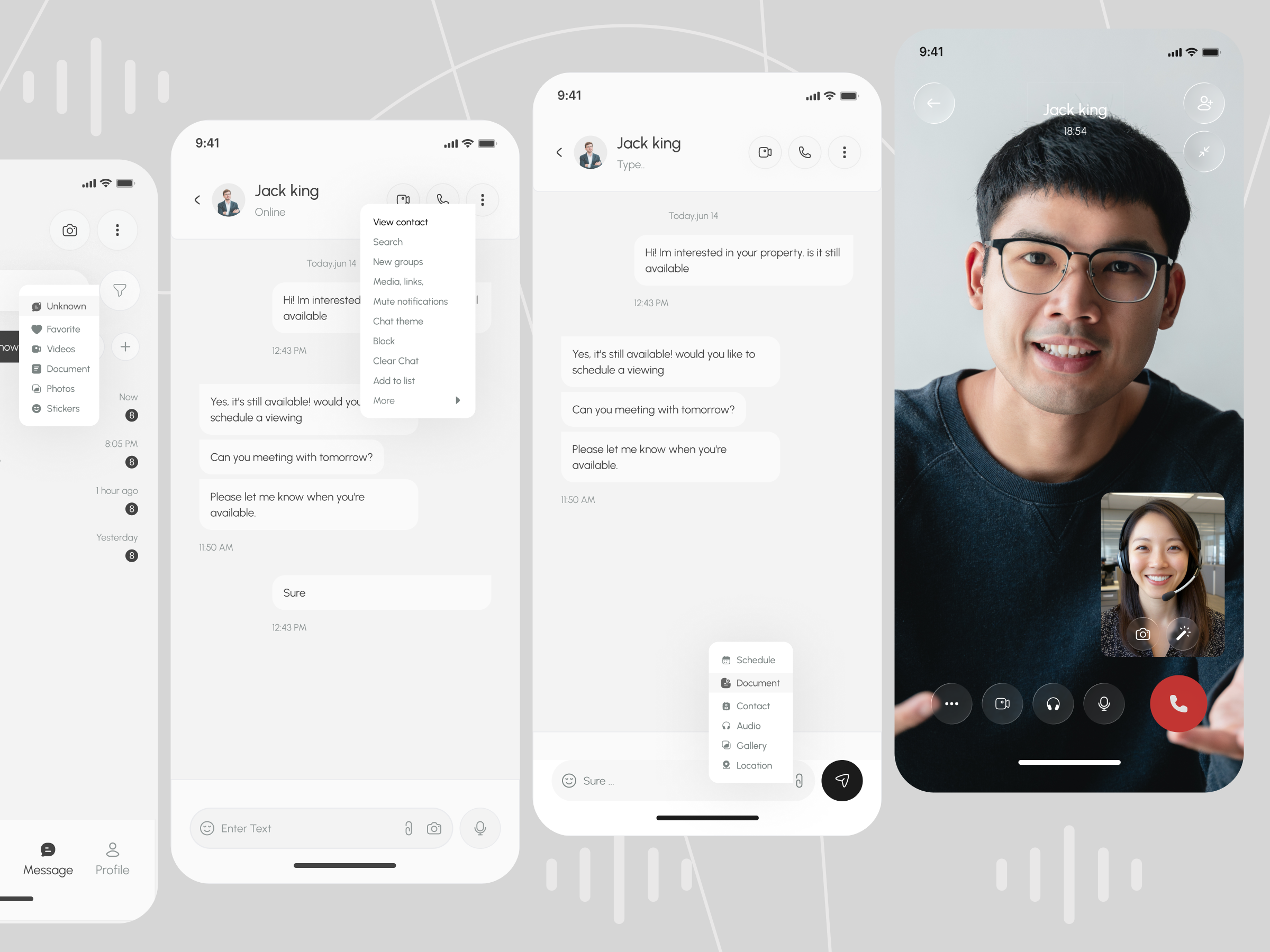 Functional Chat & Video Call Flow Design by UI Azmir Sheikh on Dribbble