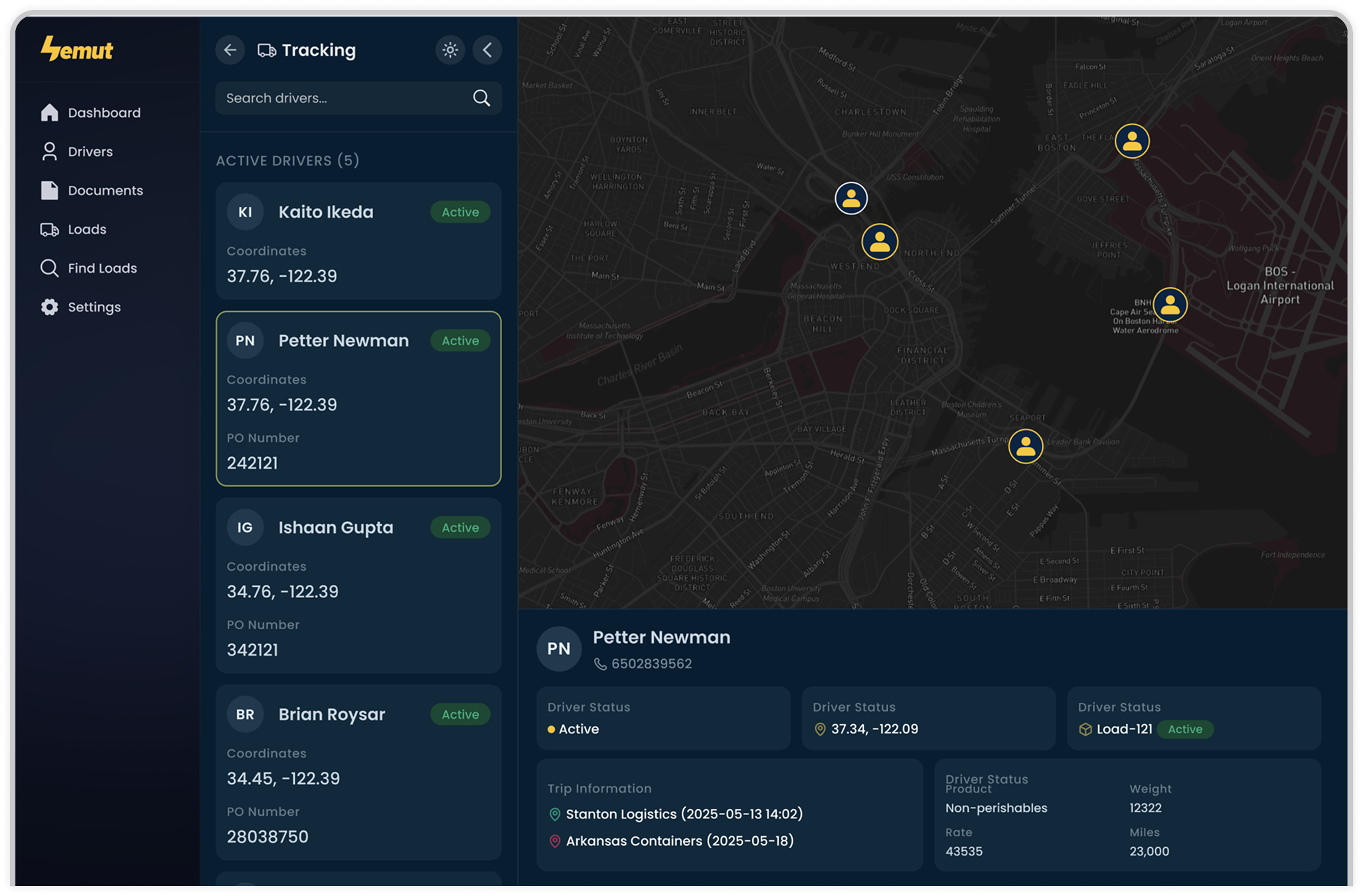 Fleet Management Dashboard Redesign 🚛 by Mafruh Faruqi for Saasfactor on Dribbble