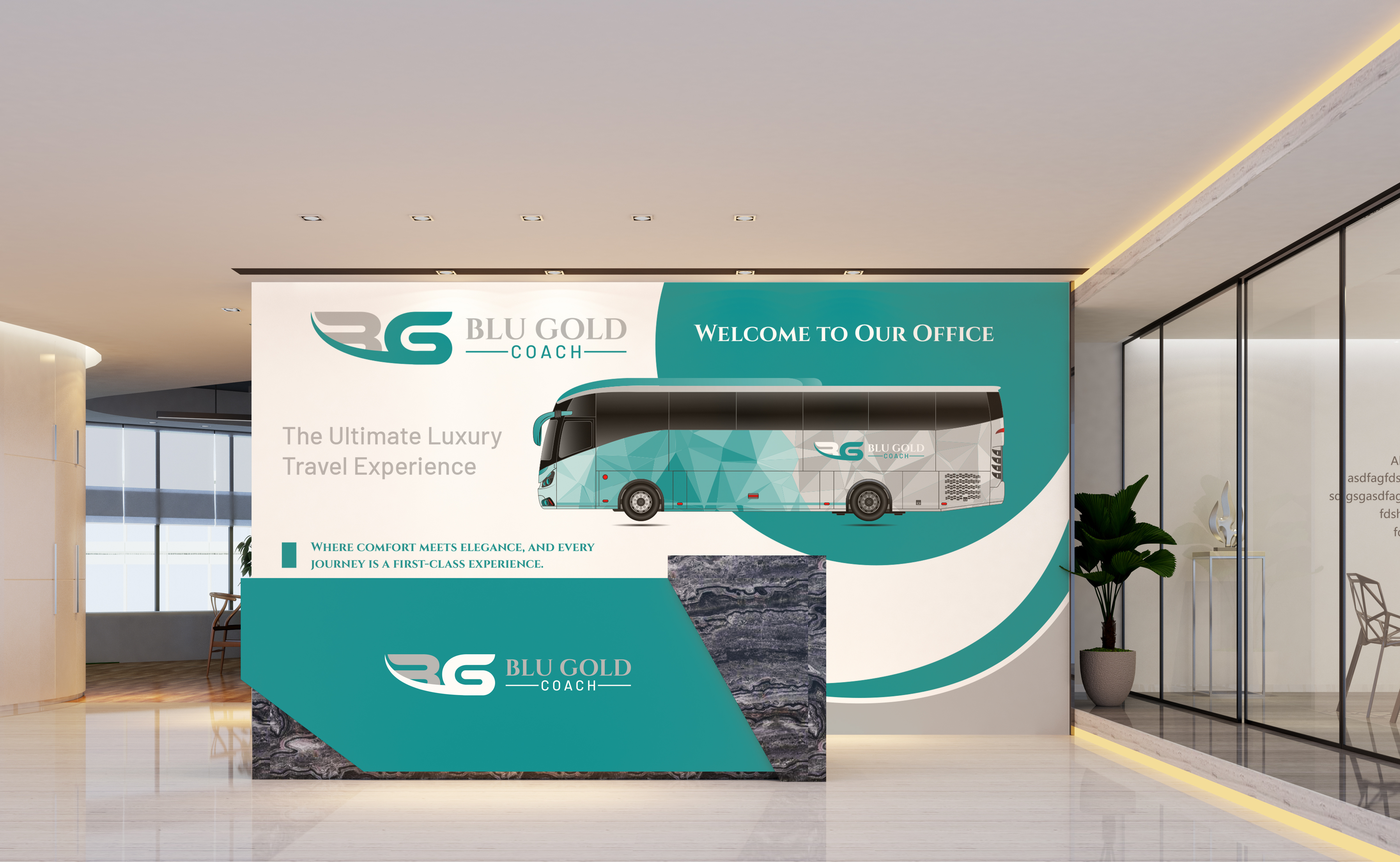Luxury Bus Coach Logo Design and Brand Identity Design by Printing Item ...
