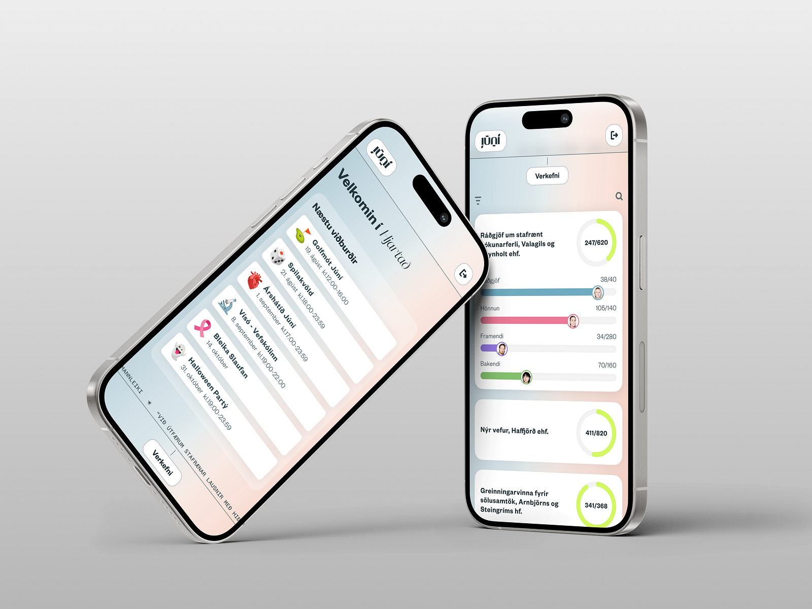 Mobile UI | Employee Dashboard by Victoria Þorkels on Dribbble