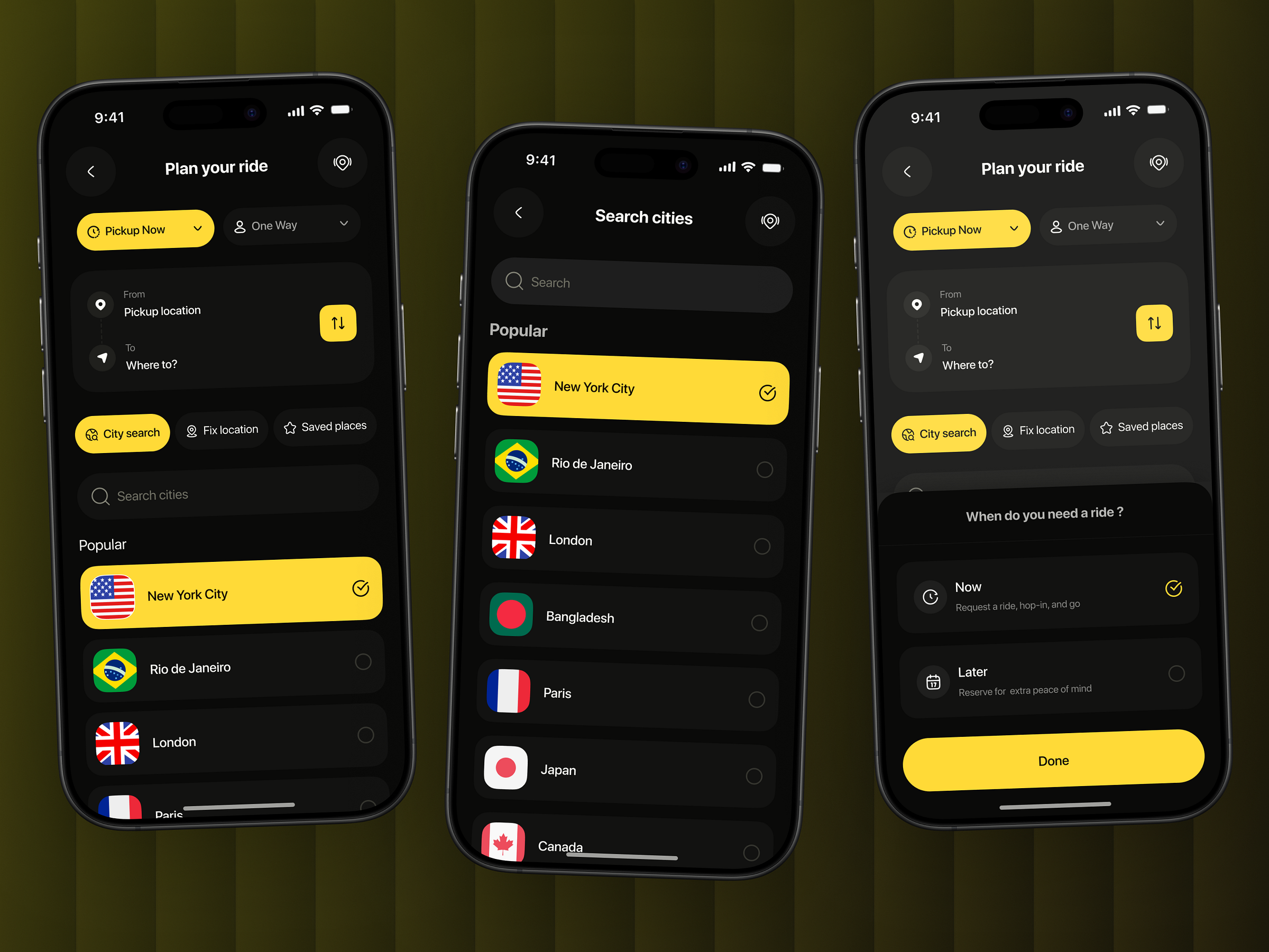 Ride Booking App – Modern UI/UX Design by UI Mostofa Ibrahim ⭐️ on Dribbble