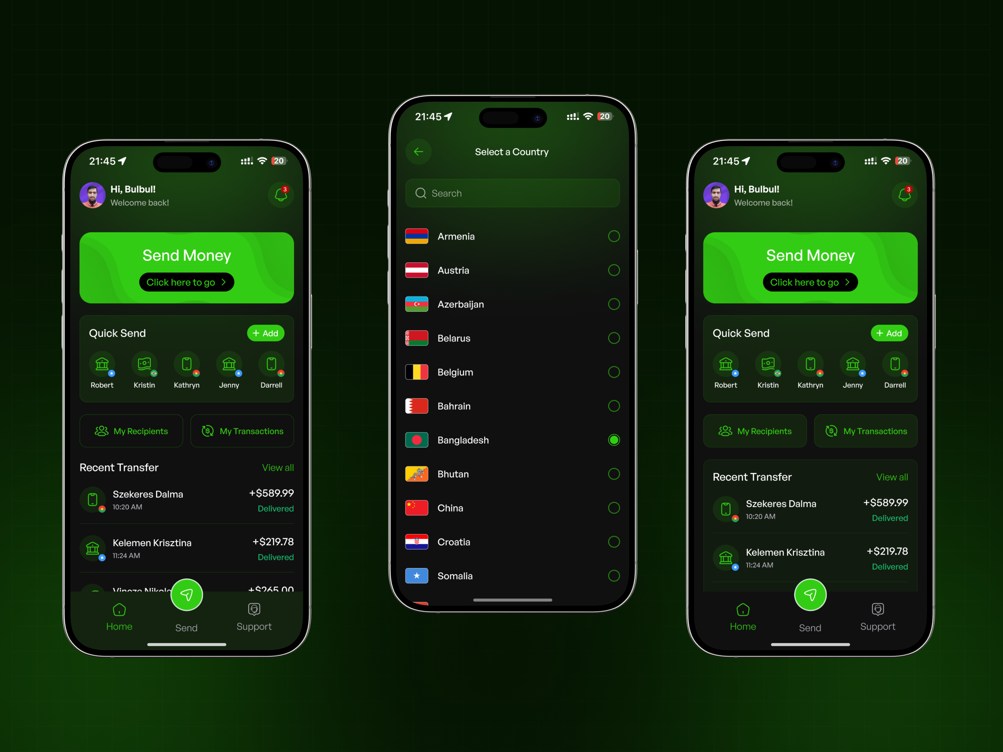 CashPay - Remittance Send Money App by Md Bulbul Gazi on Dribbble