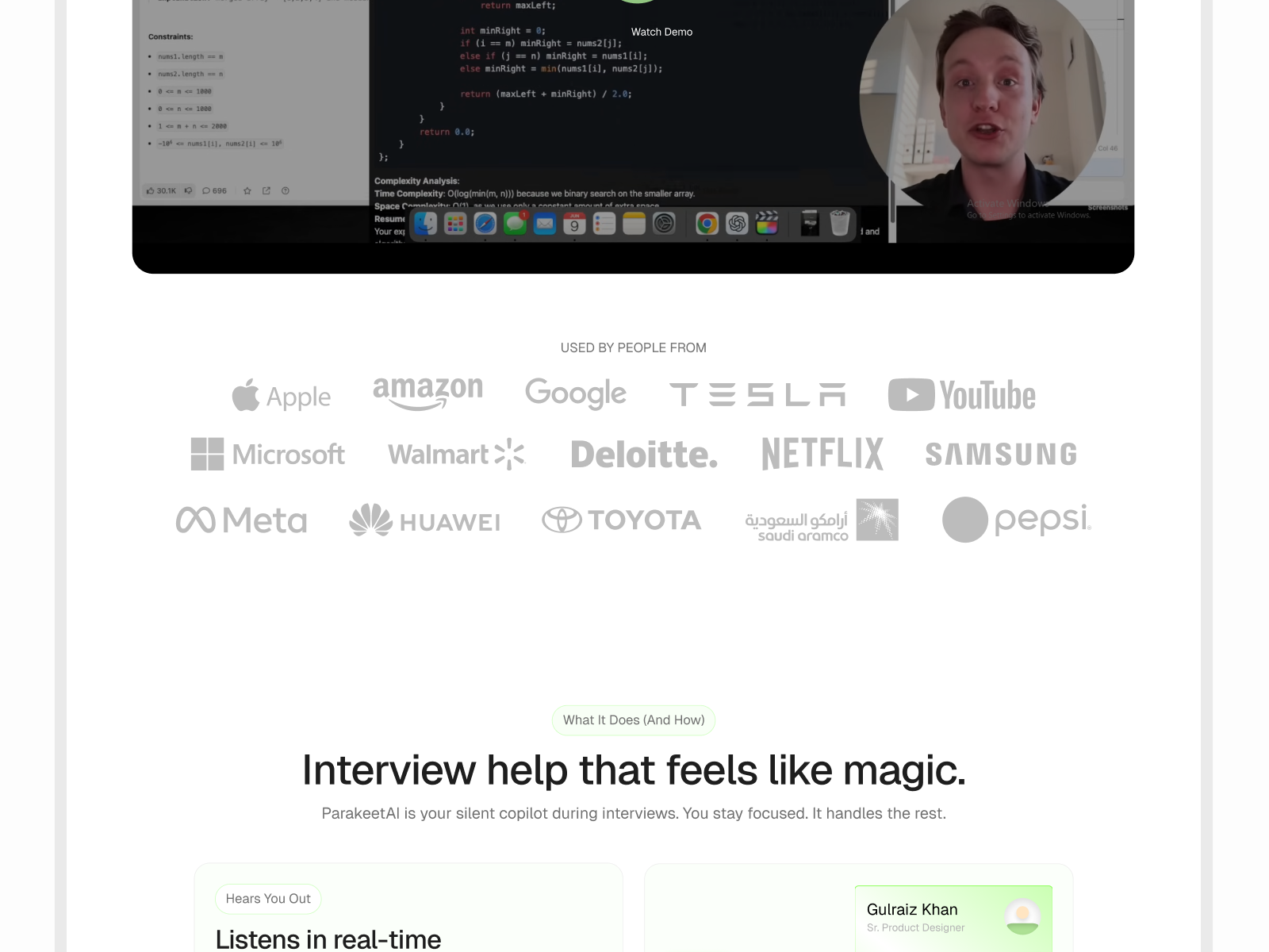 AI Interview Preparation Platform – Website Design by Gulraiz Khan on ...