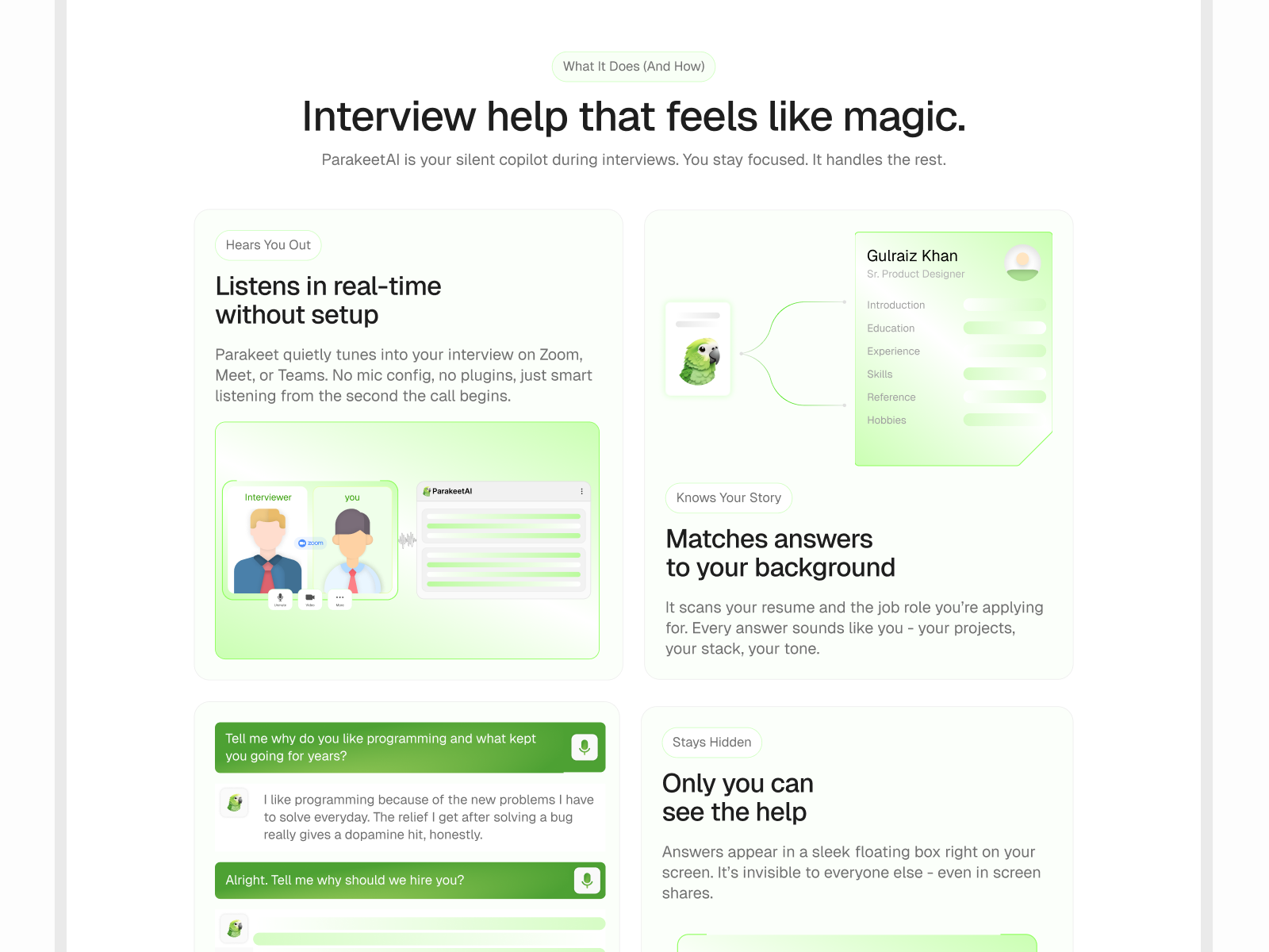 AI Interview Preparation Platform – Website Design by Gulraiz Khan on ...