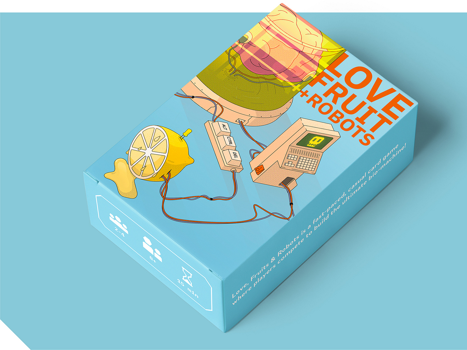 Love Fruit & Robots - card game. by Wiffcraft on Dribbble