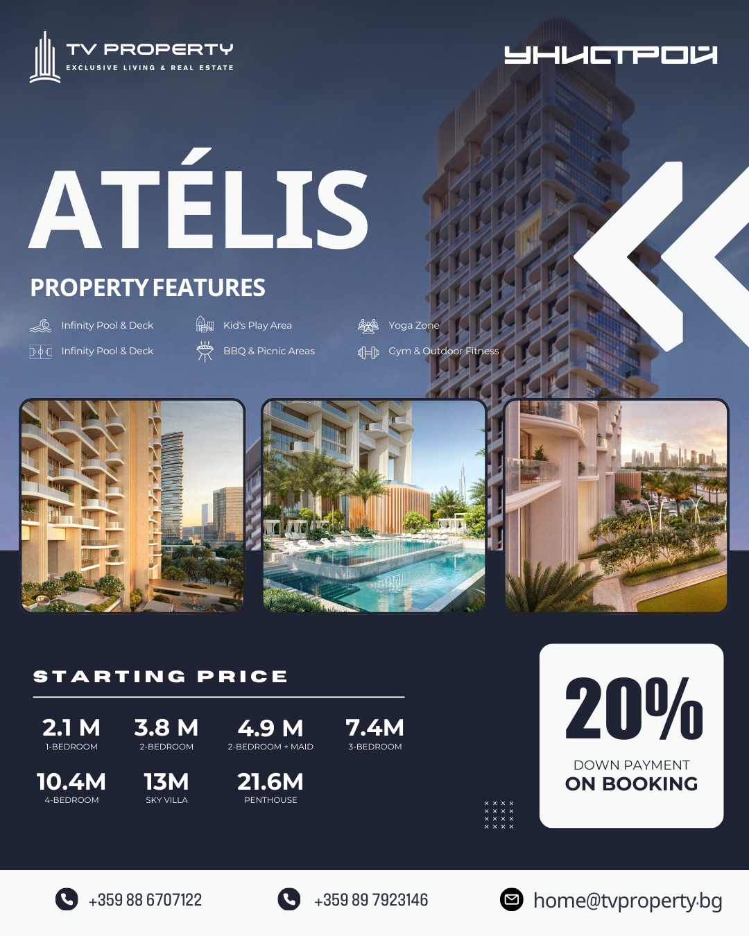 Real Estate Social Media Templates for TV Property by Muhammad Arsal ...
