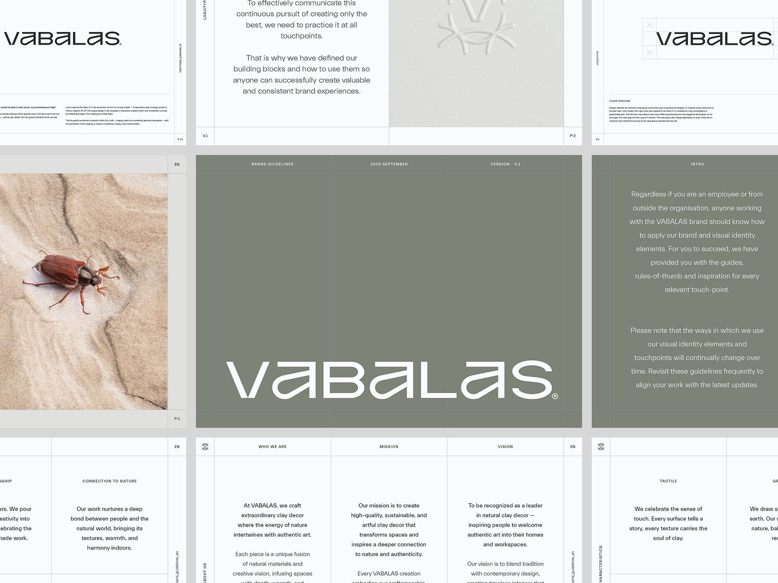 VABALAS Brand Guidelines - Identity Design - Branding by Matis Branding ...