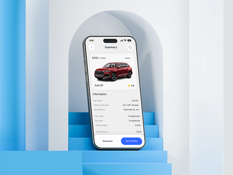 Car Rental UI/UX – Booking Confirmation & Summary. by M Rabbi Rezwan🔥 ...