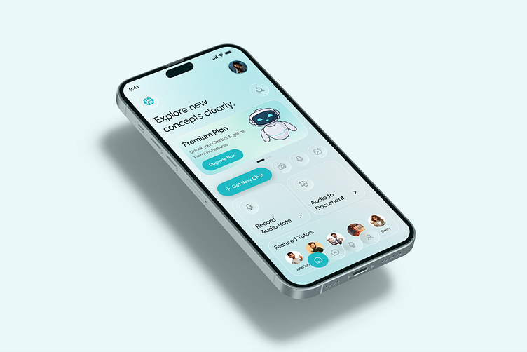 Tutorly – AI Powered Learning Experience Mobile App UI/UX by SHEIKH ...