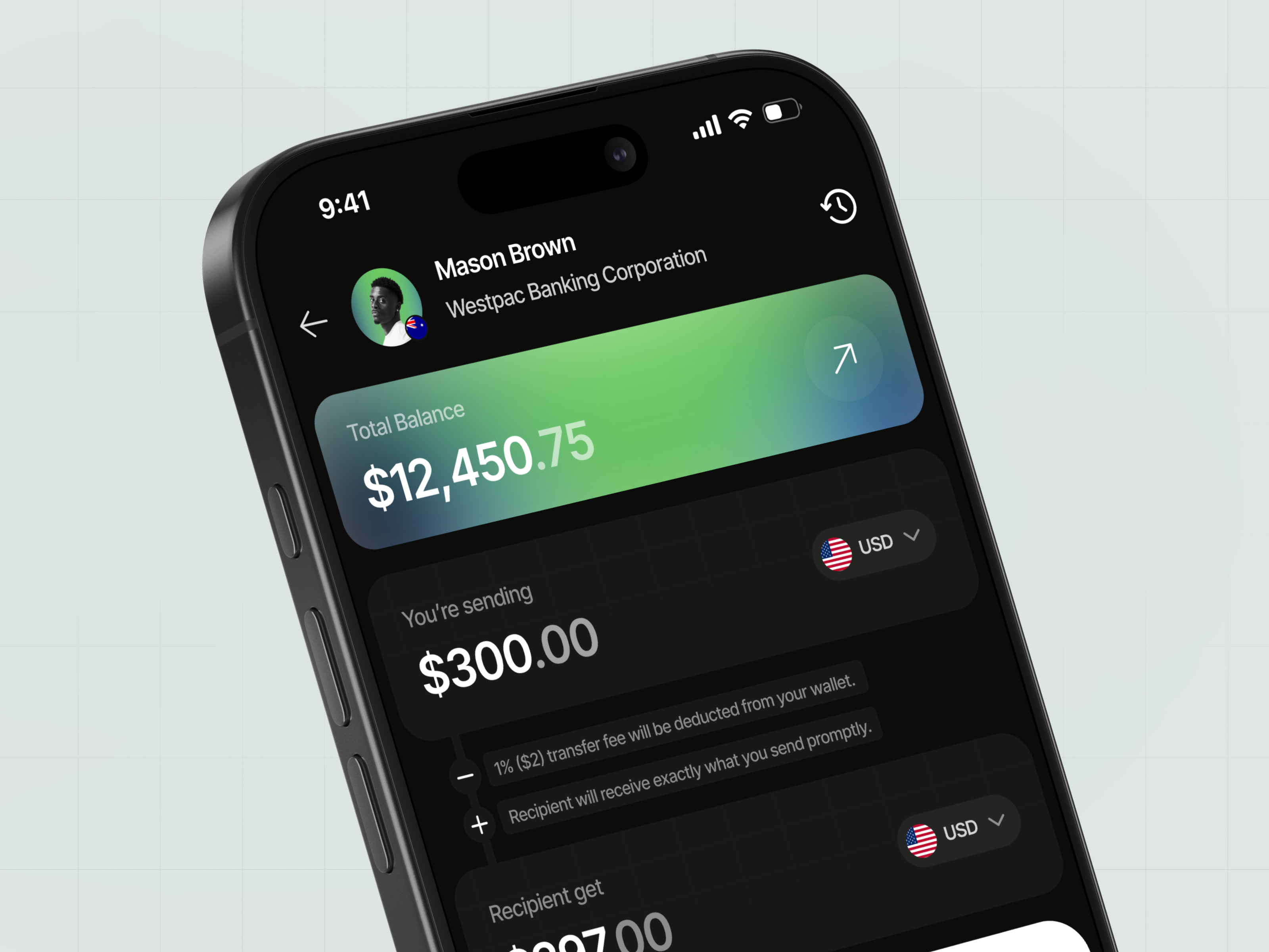 International Money Transfer Mobile App by MD Mostahid on Dribbble