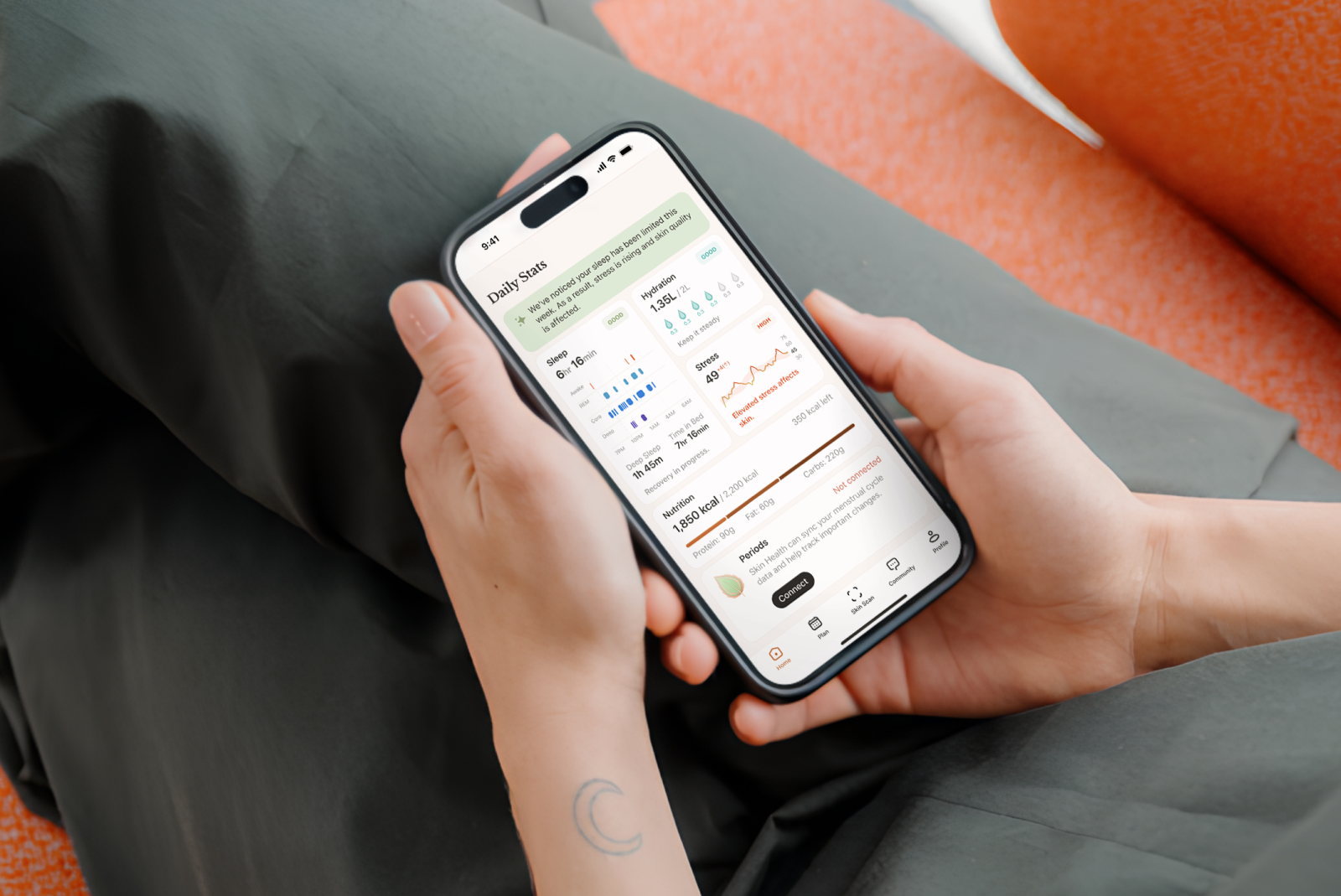 AI-Powered Mobile App for Skin Health Tracking by Unravel on Dribbble