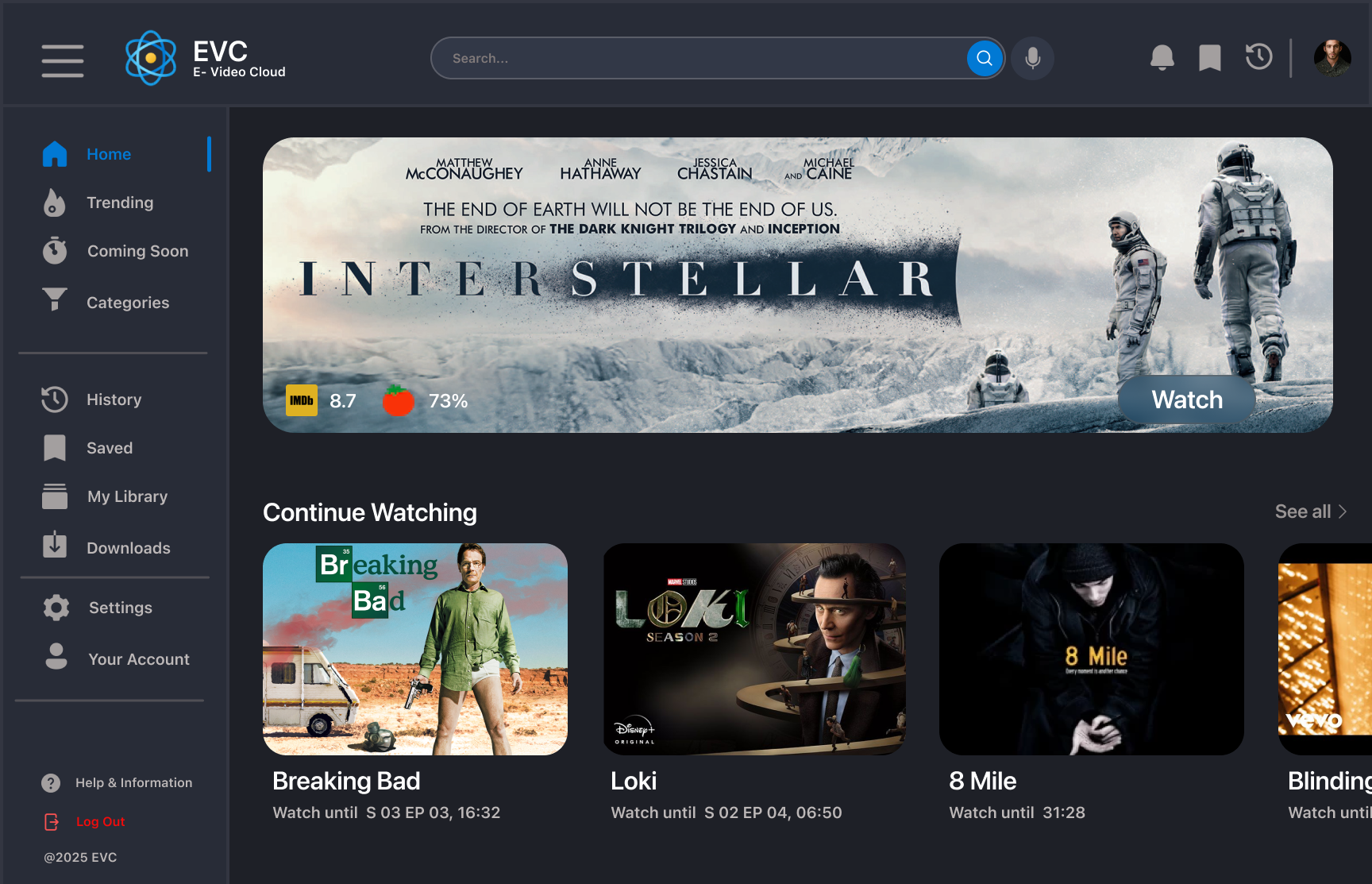 Movie Streaming Website by Sanithu Malhiru on Dribbble