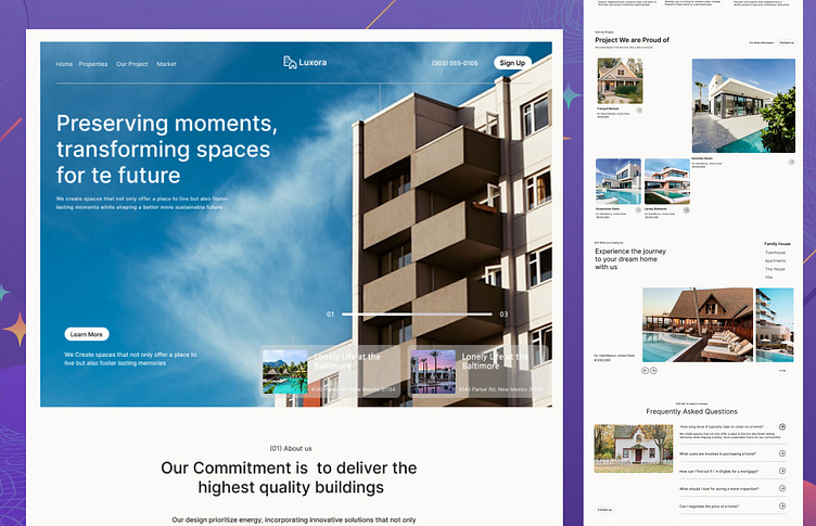 Real State landing Page by Muhammad Sagor on Dribbble