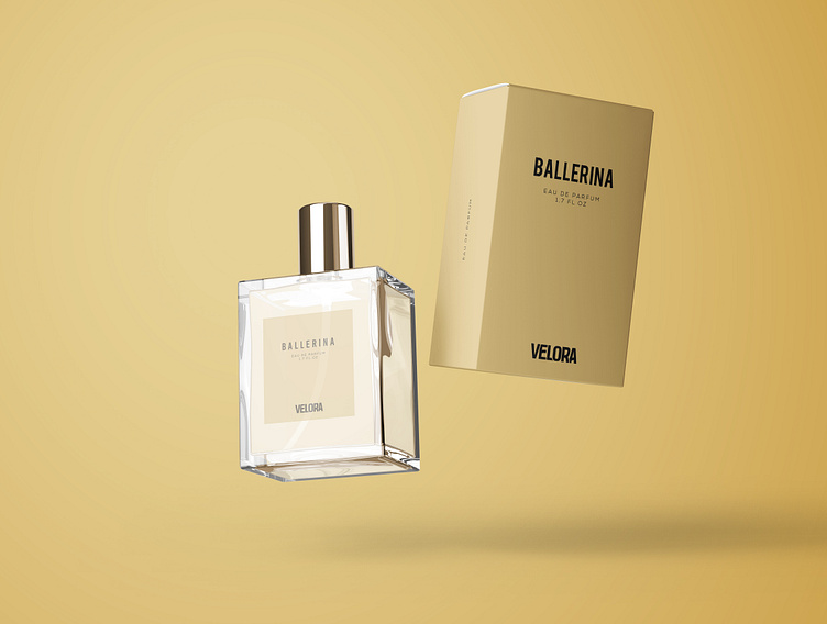 Velora / Perfume / Logo design / Packaging / Print by Kahaf on Dribbble