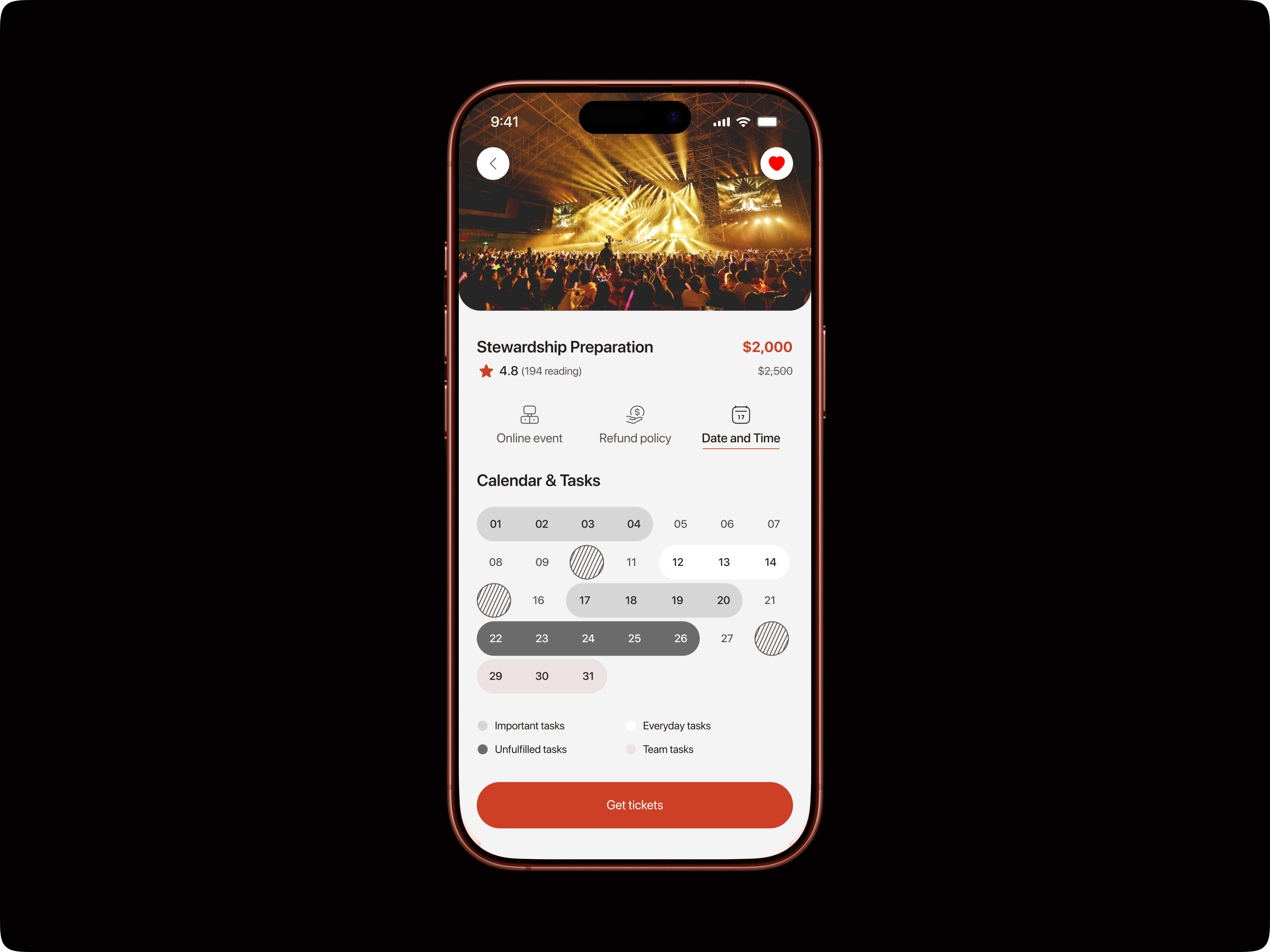 Event Management App Design by Faruk Hossain on Dribbble