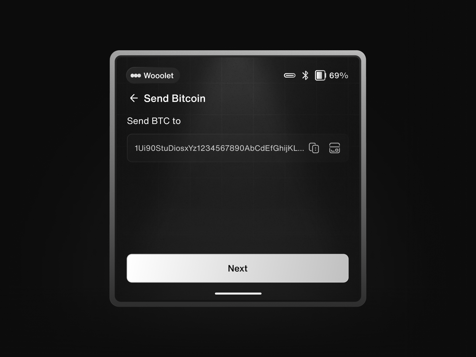 Wooolet Hardwallet - Send Crypto Flow by UIGO Studio on Dribbble