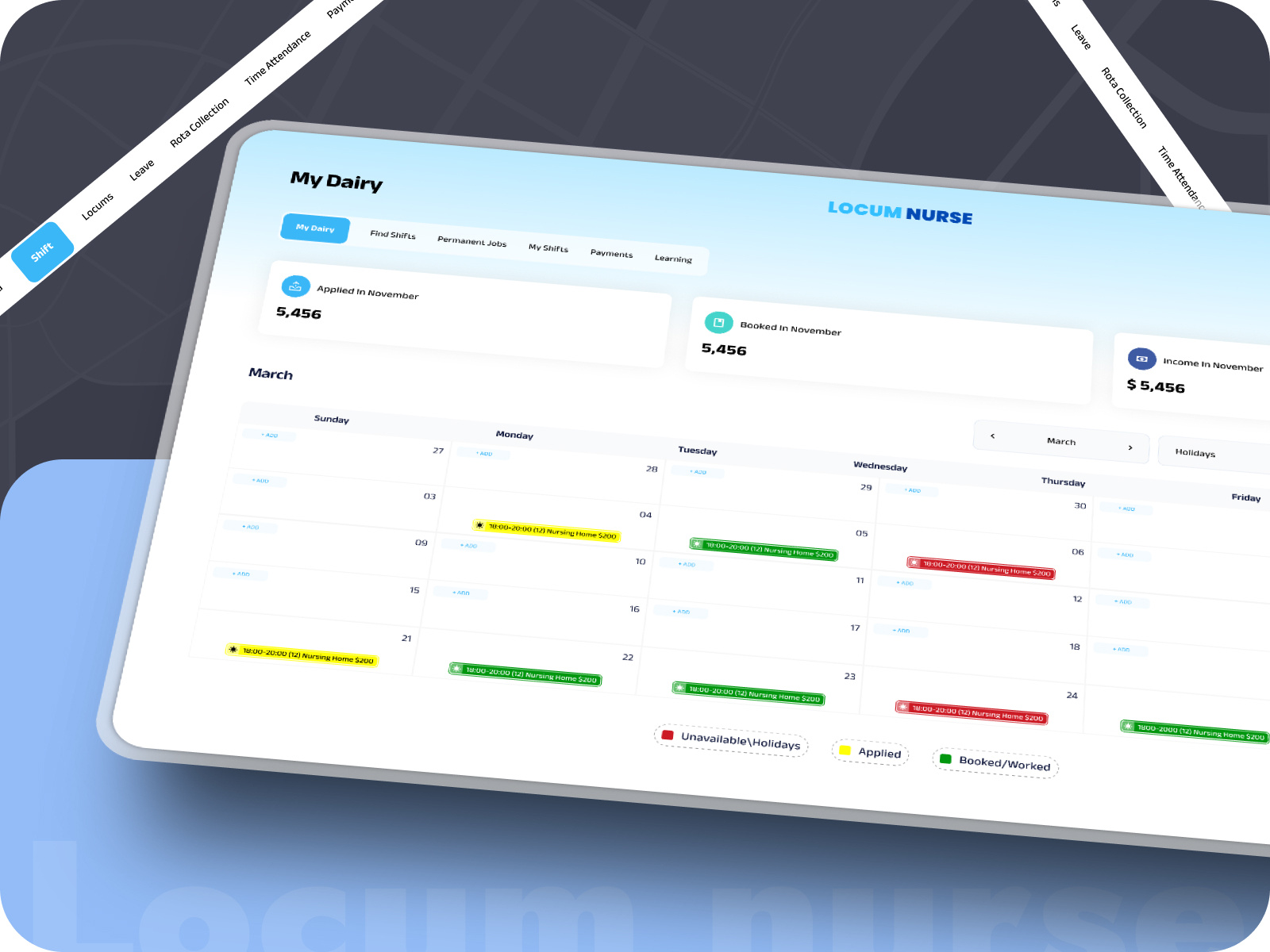 Locum Nurse – Smart Rota & Shift Management by Bverselabs on Dribbble