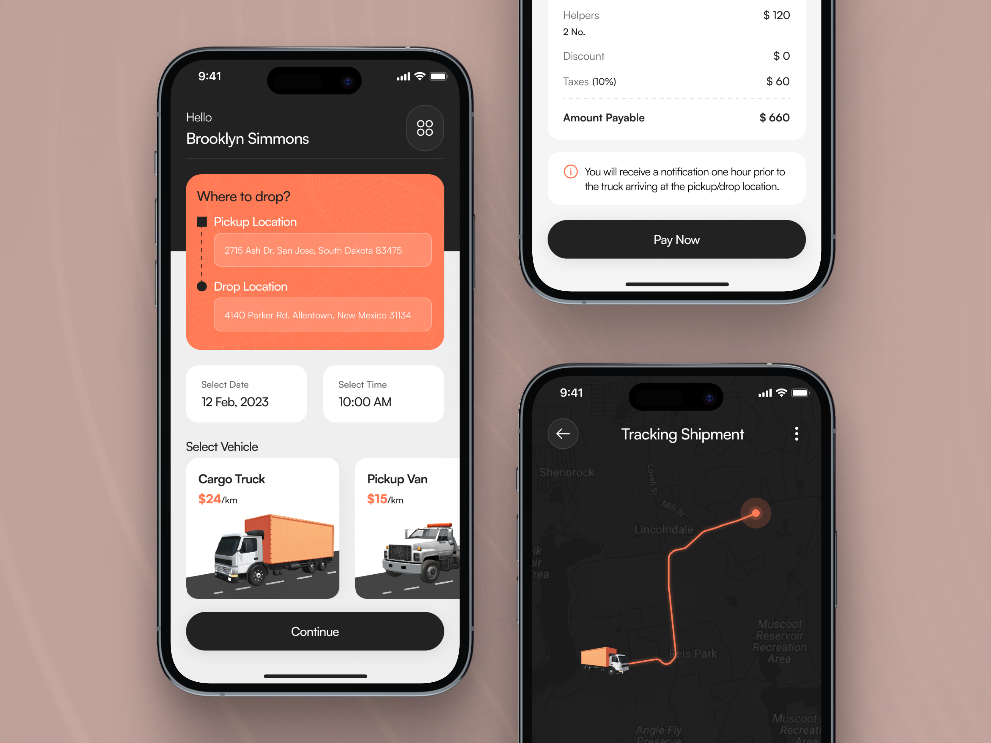 Logistics App by 300Mind UI/UX for 300Mind on Dribbble