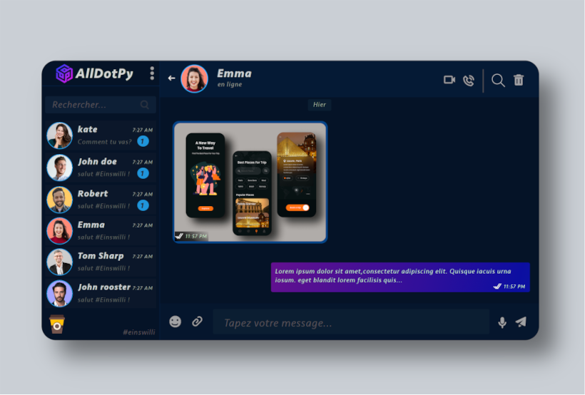 Chat Example designs, themes, templates and downloadable graphic ...