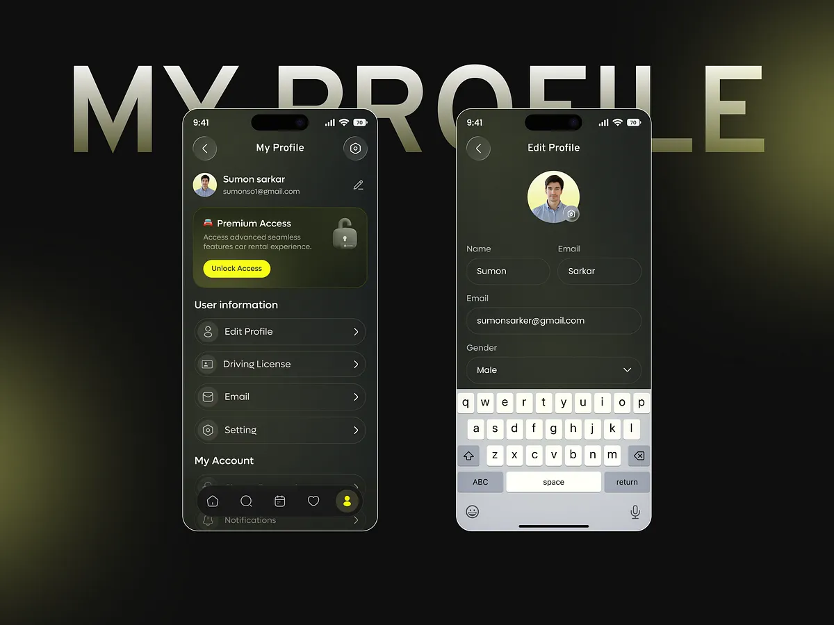 Browse thousands of Profile Page App UI images for design inspiration ...