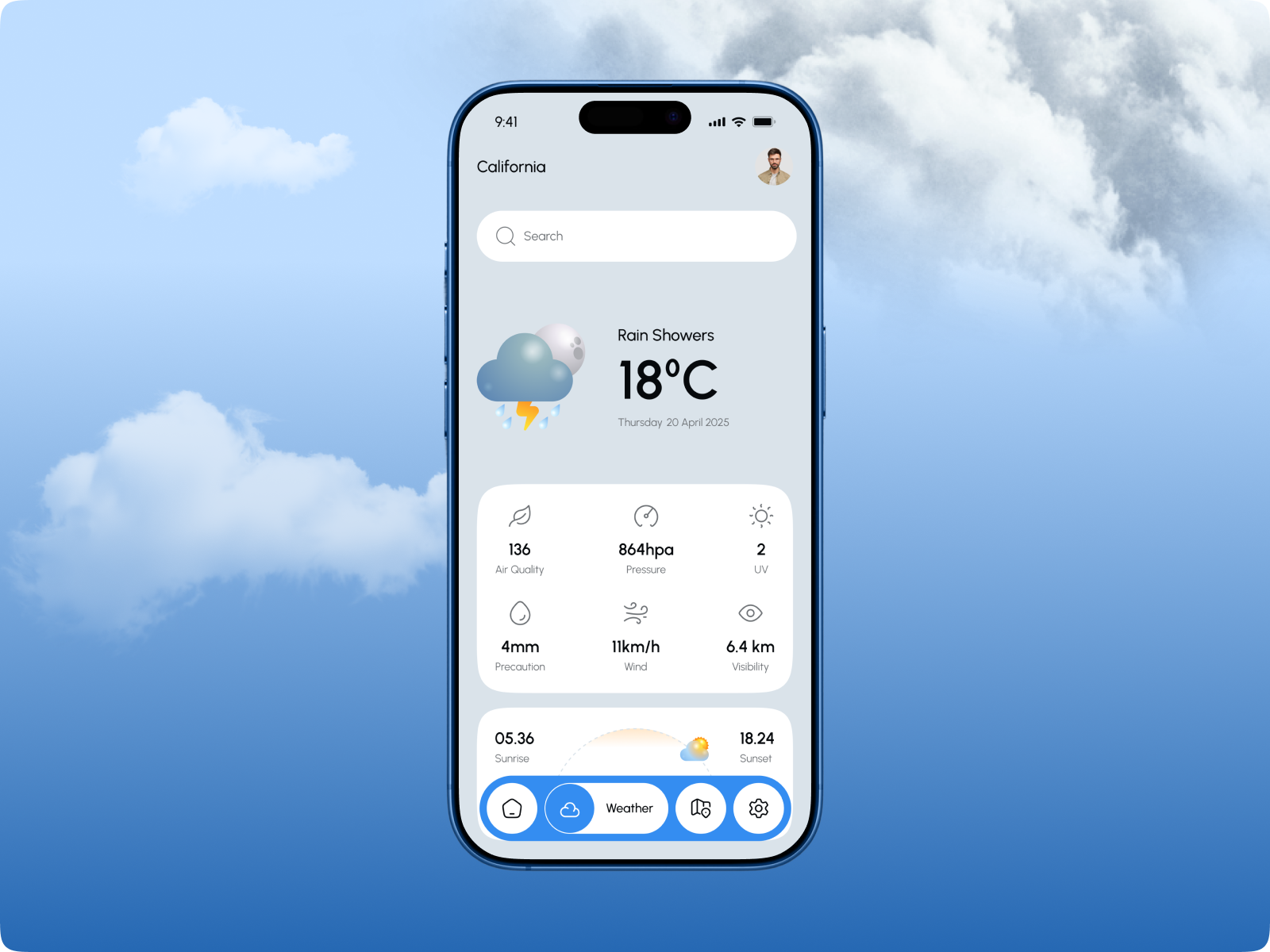 Weather - Mobile App Concept by Faruk Hossain on Dribbble