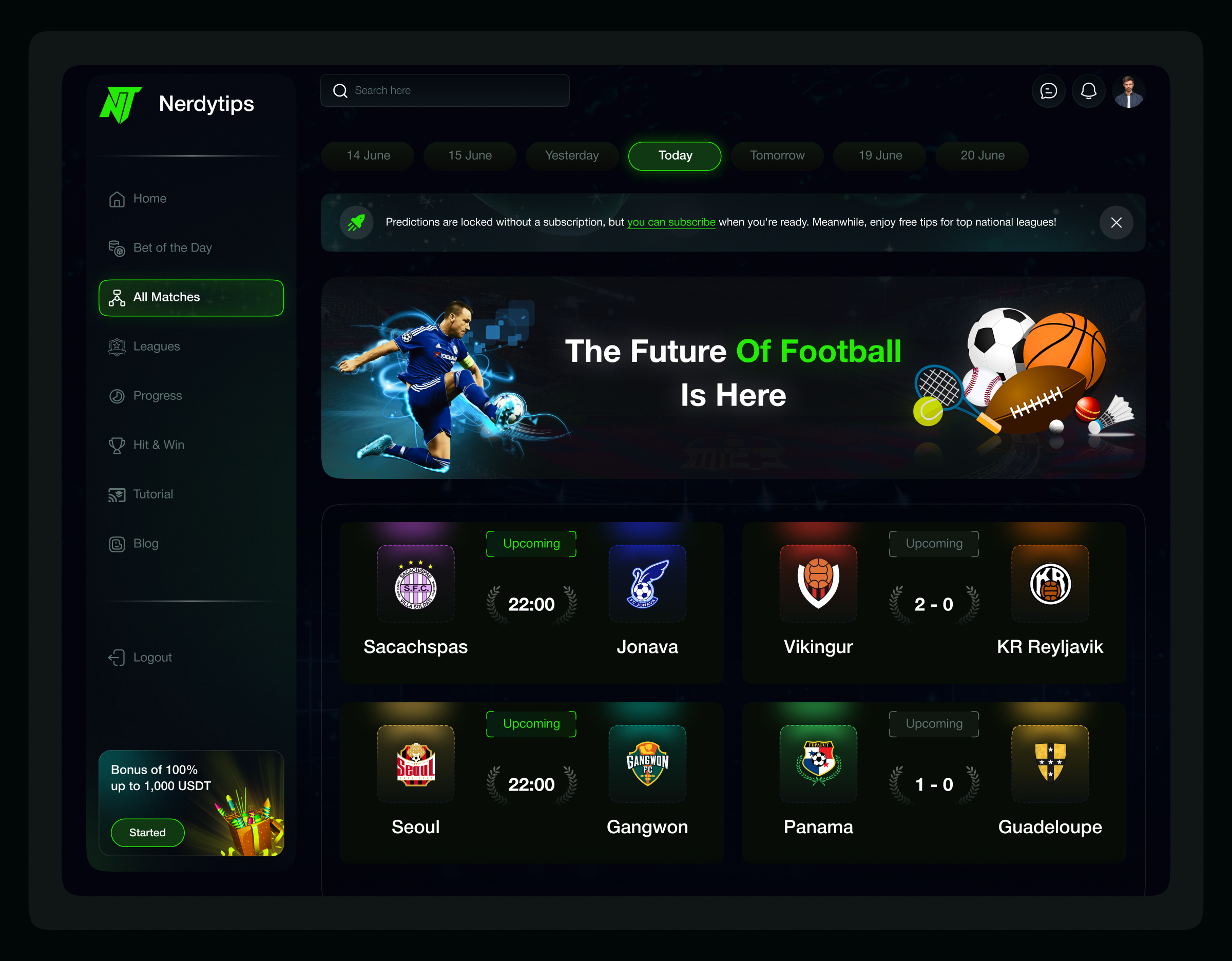 Sports Dashboard – Live Matches, Stats & Community UI Design by SK ...