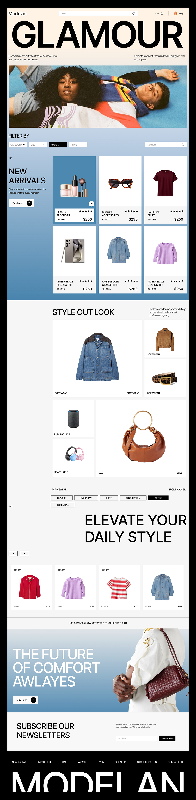 Fashion Ecommerce Website by Junaki 🌸 on Dribbble