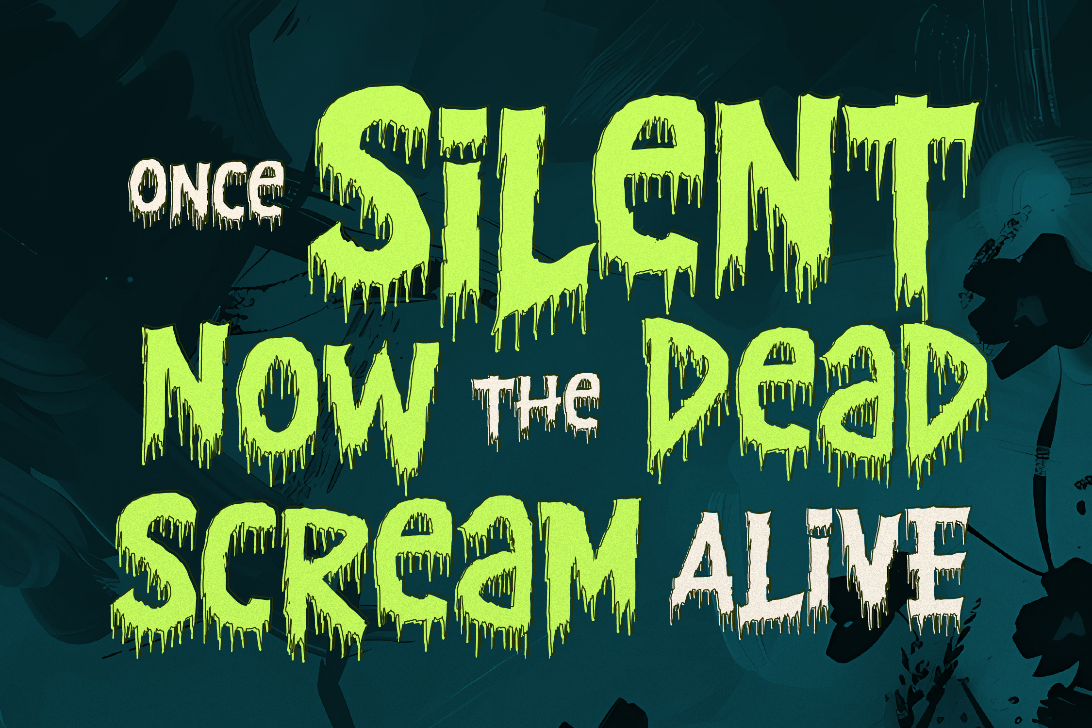 Spillknot | Dripping Horror Font by Gracetype Studio on Dribbble