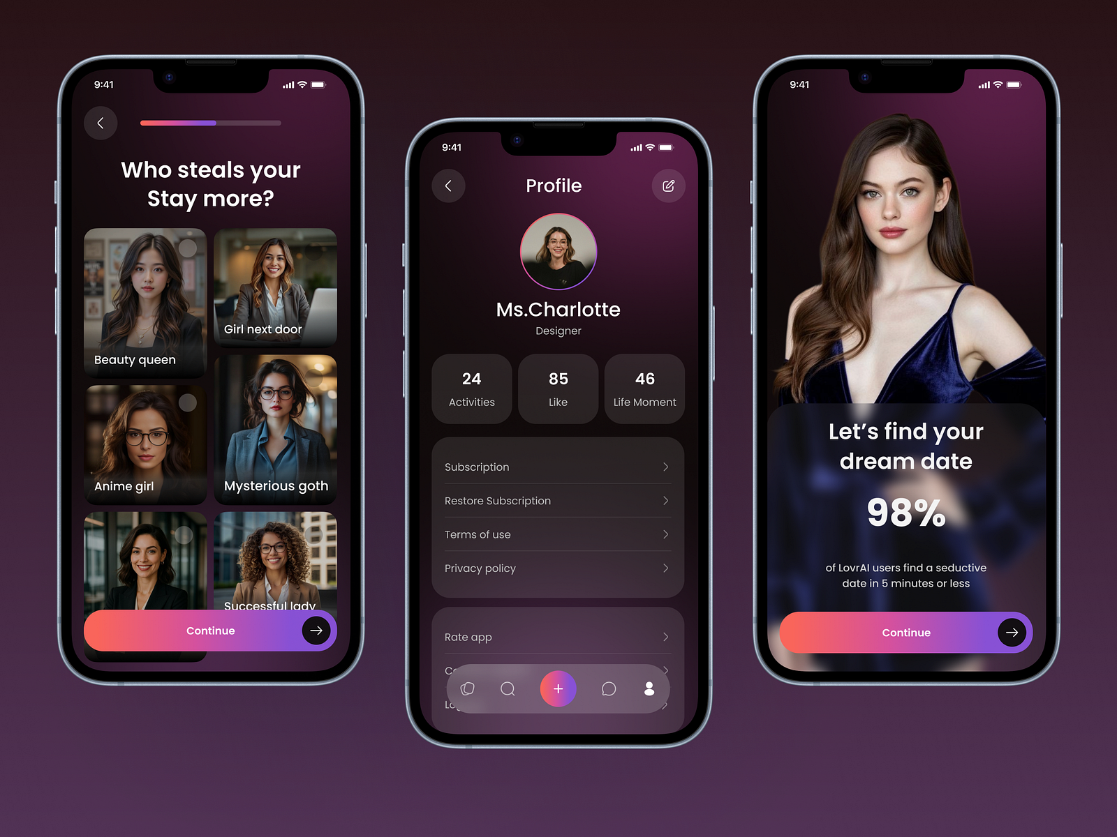 AI Dating App Profile & Matchmaking by Masud Rana Palash 🔥 on Dribbble