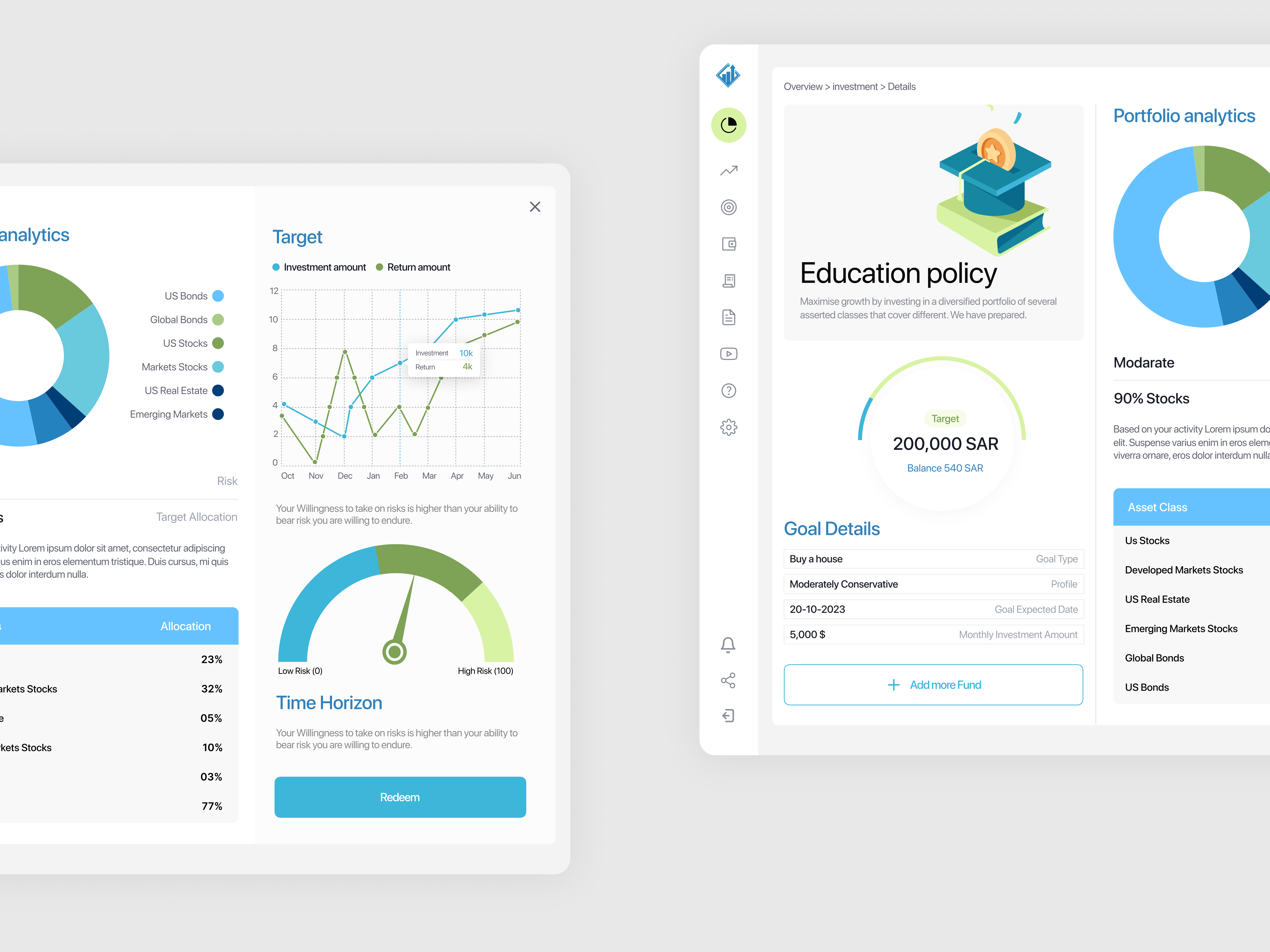 Multi-Asset Investment Dashboard – Portfolio Analytics UI by Orbix ...