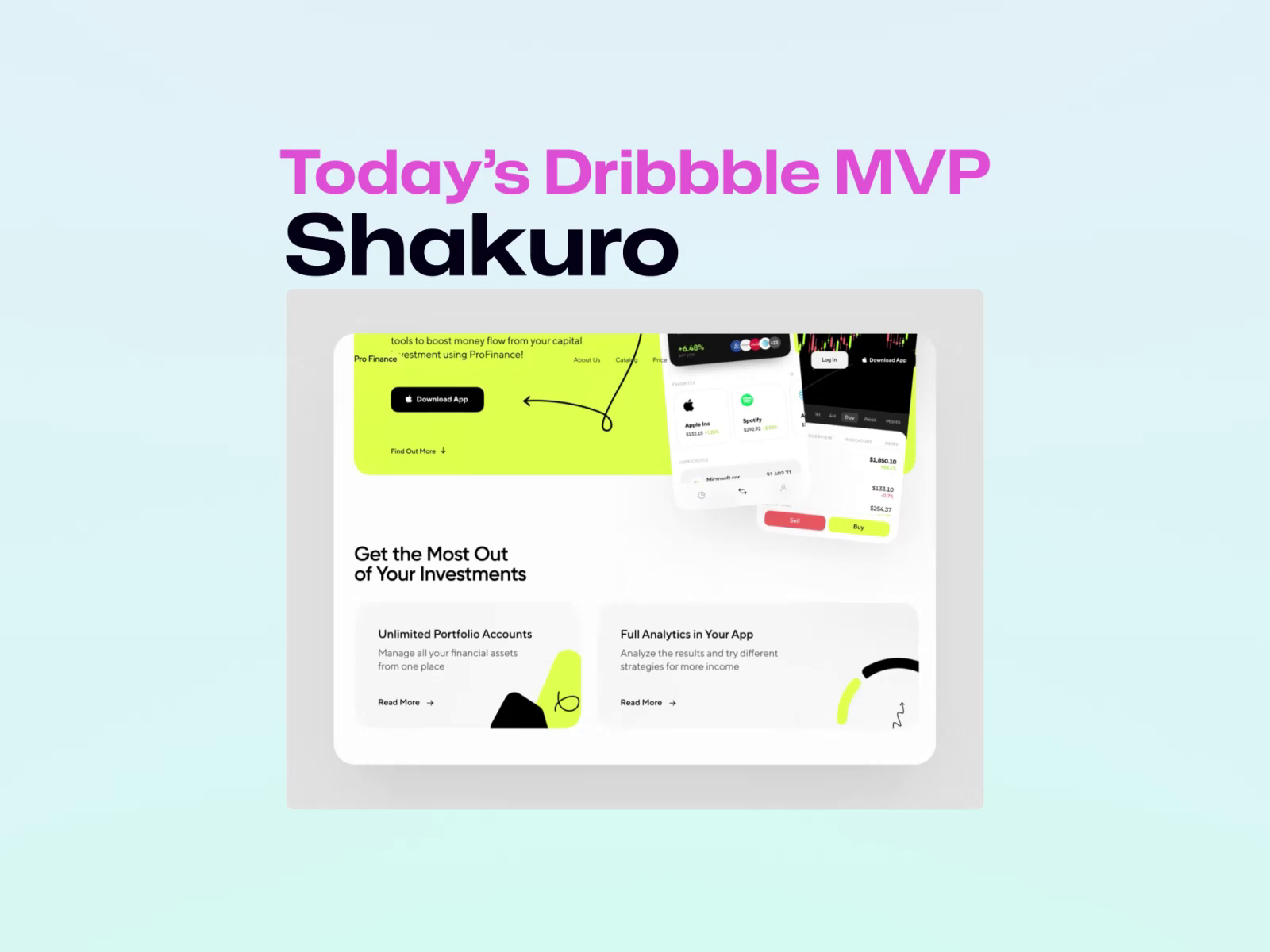 Shakuro by Dribbble on Dribbble